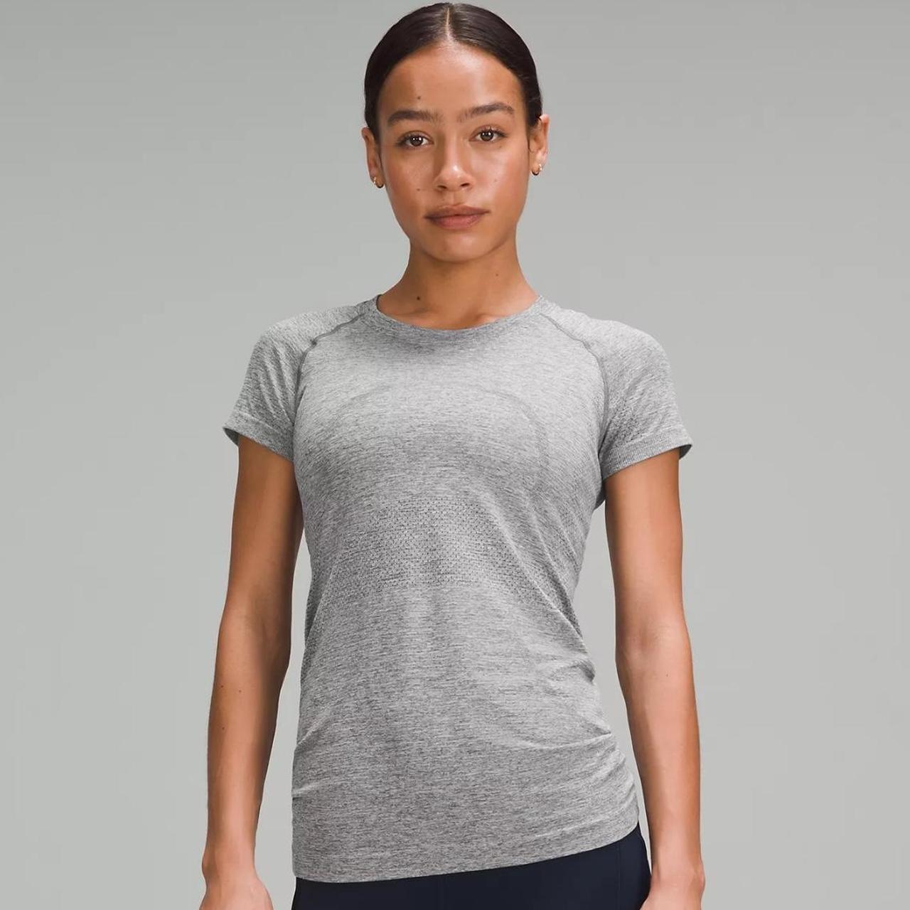 Lululemon Size 10 Swiftly Tech Short-Sleeve Shirt... - Depop