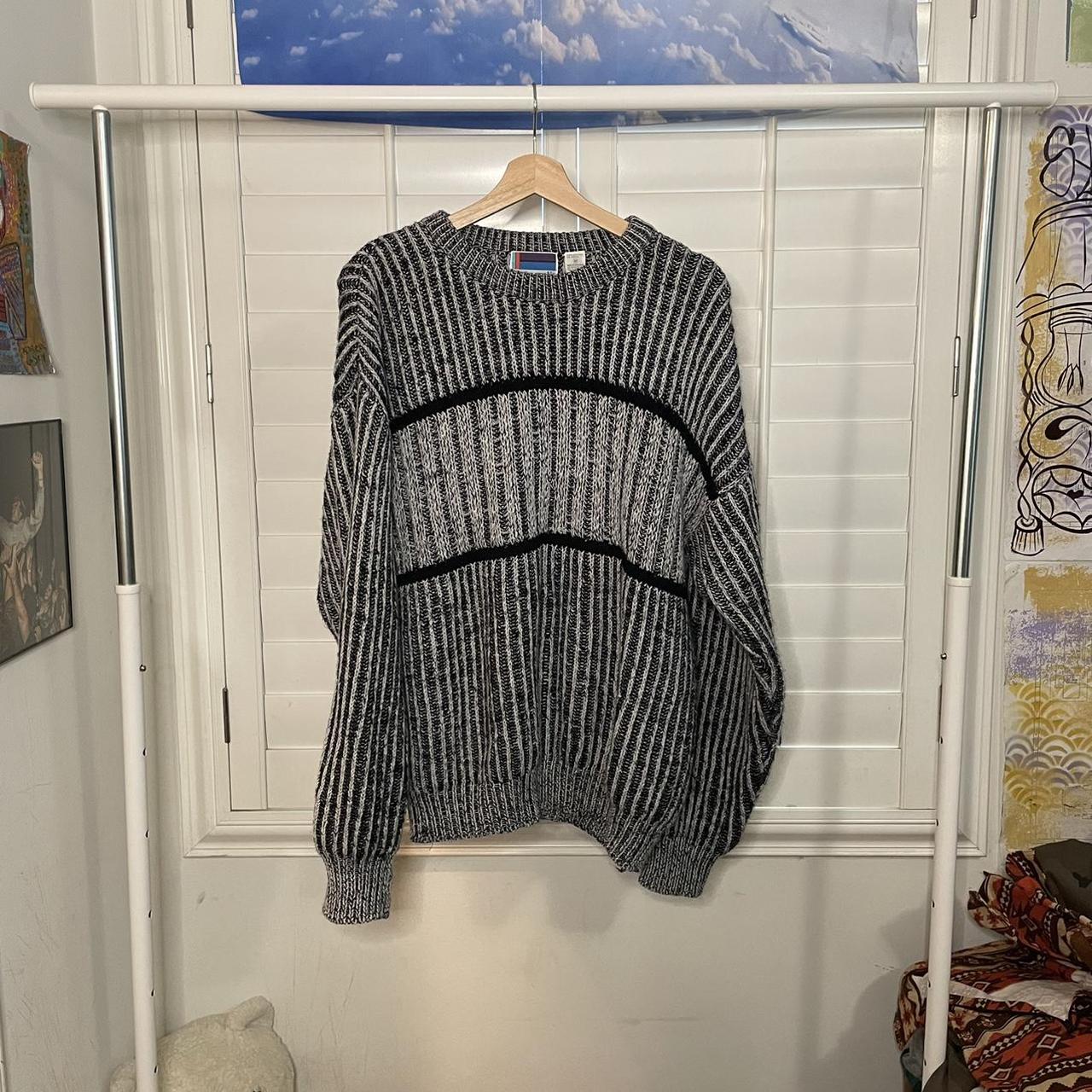 Sweater Graphix Knit Sweater Bought Second Hand... - Depop
