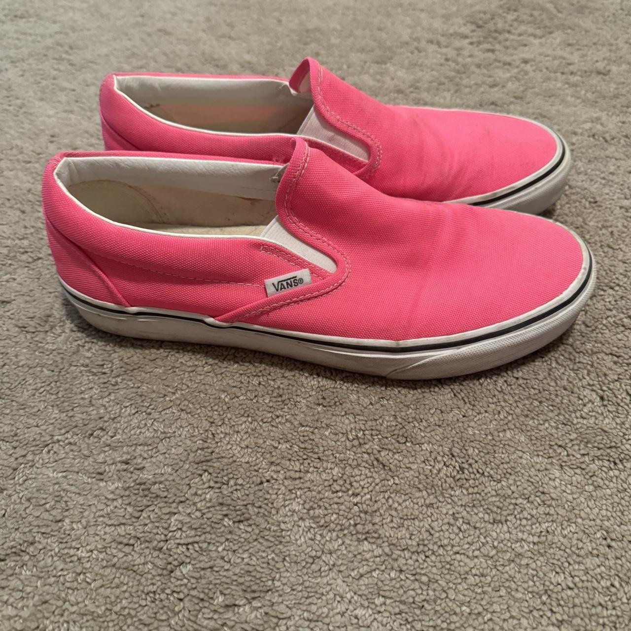 Neon pink vans store