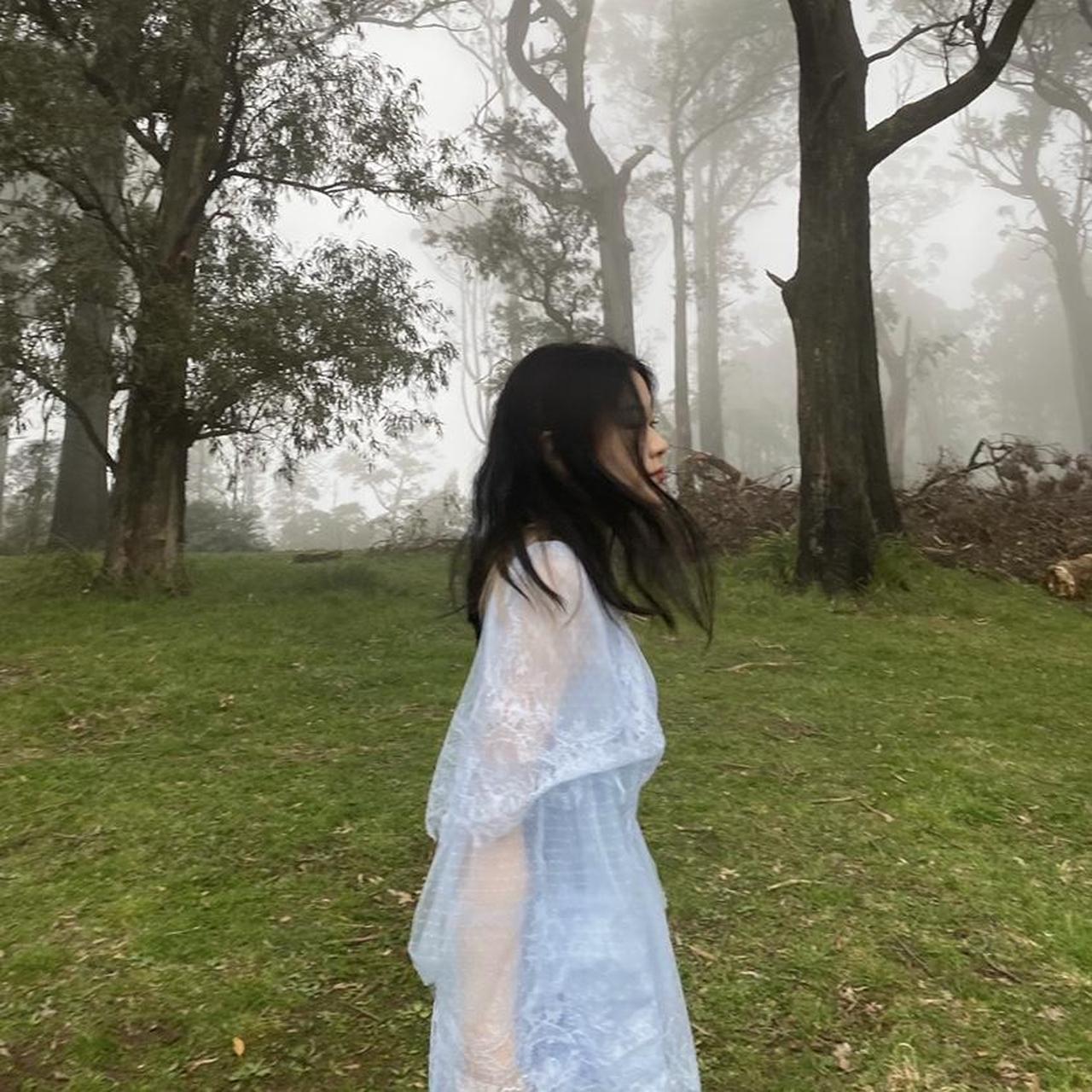 alice mccall periwinkle blue play suit - size 4 /... - Depop