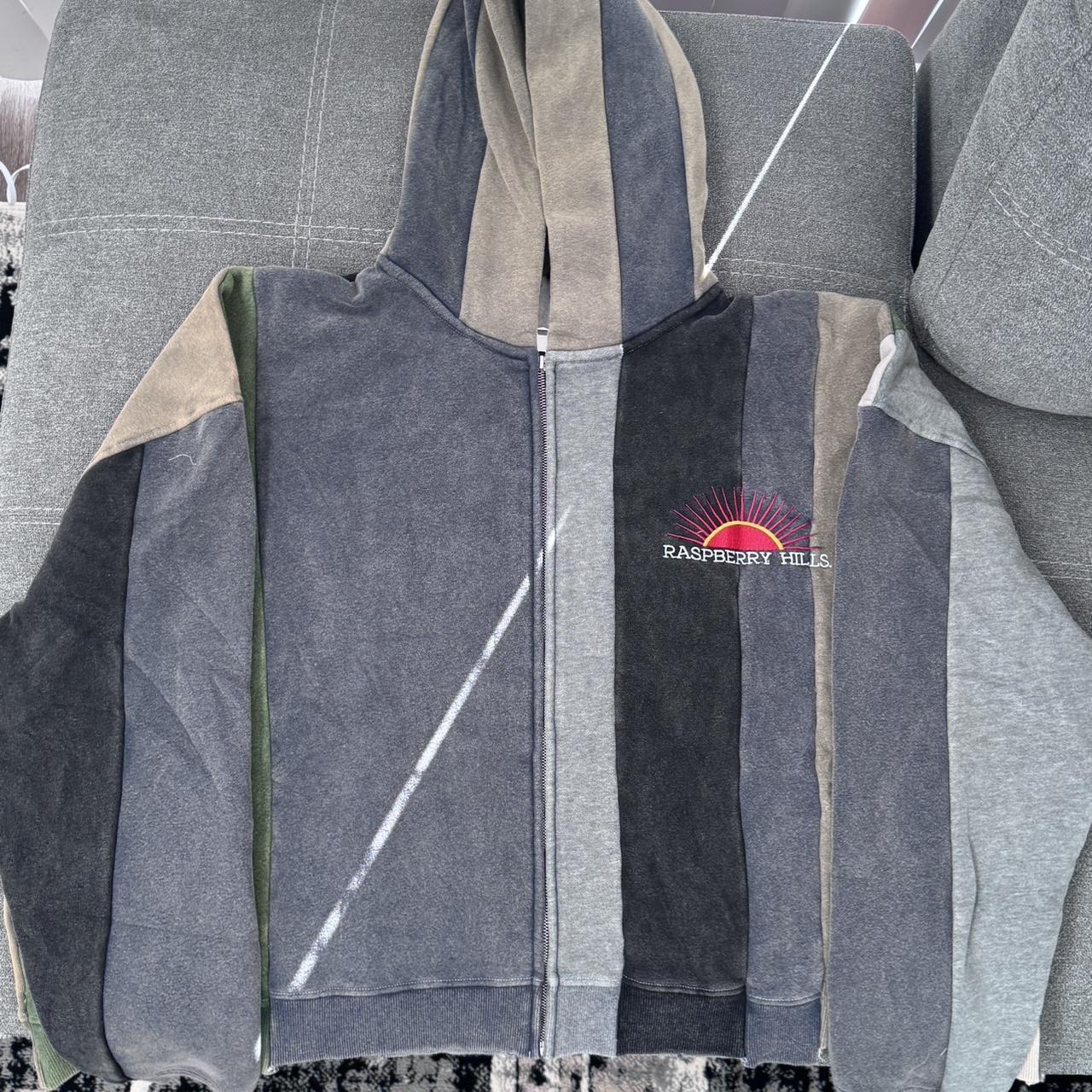 GV Gallery Raspberry Hills Bonsai Zip-Up Hoodie... - Depop