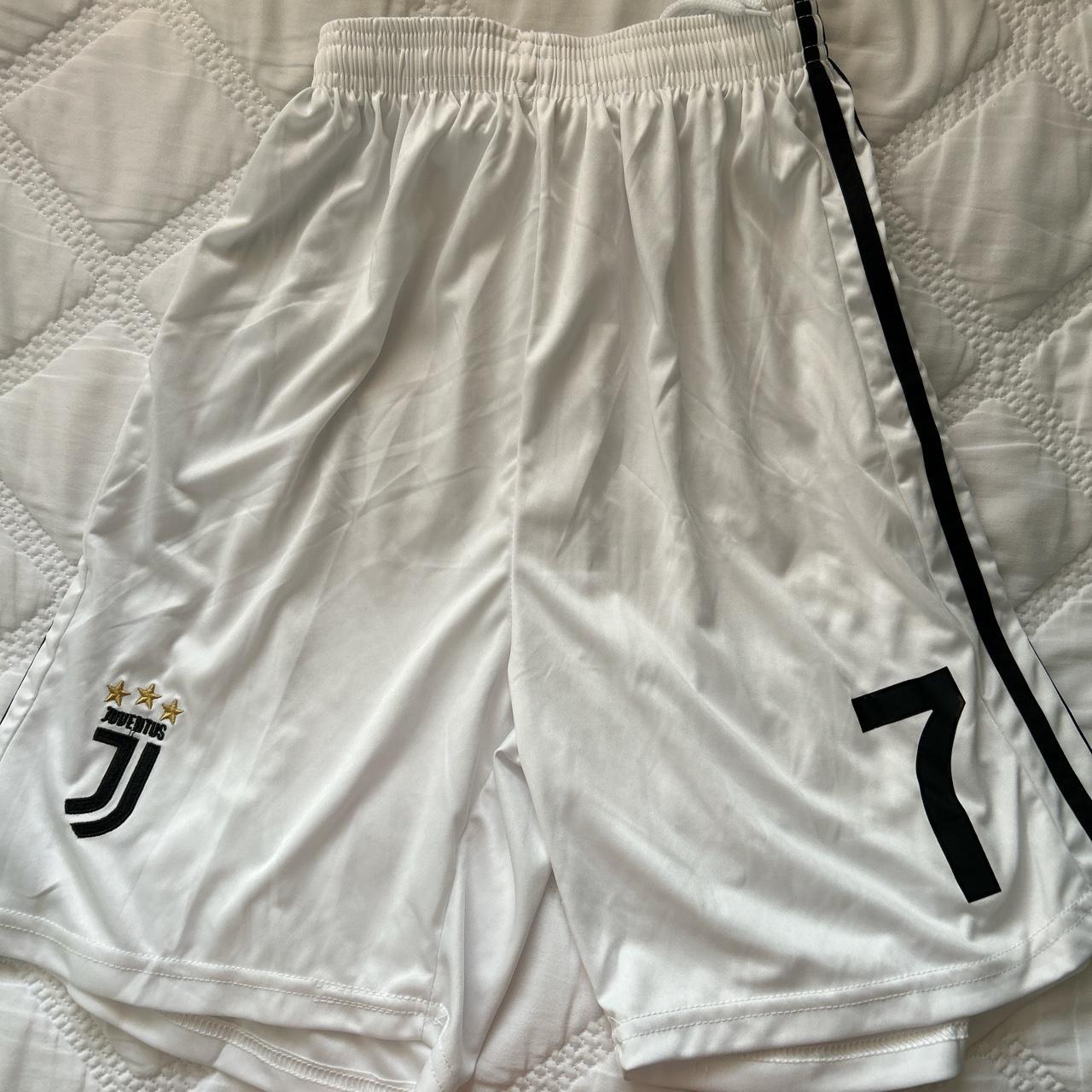 Juventus Number 7 soccer shorts Size:... - Depop