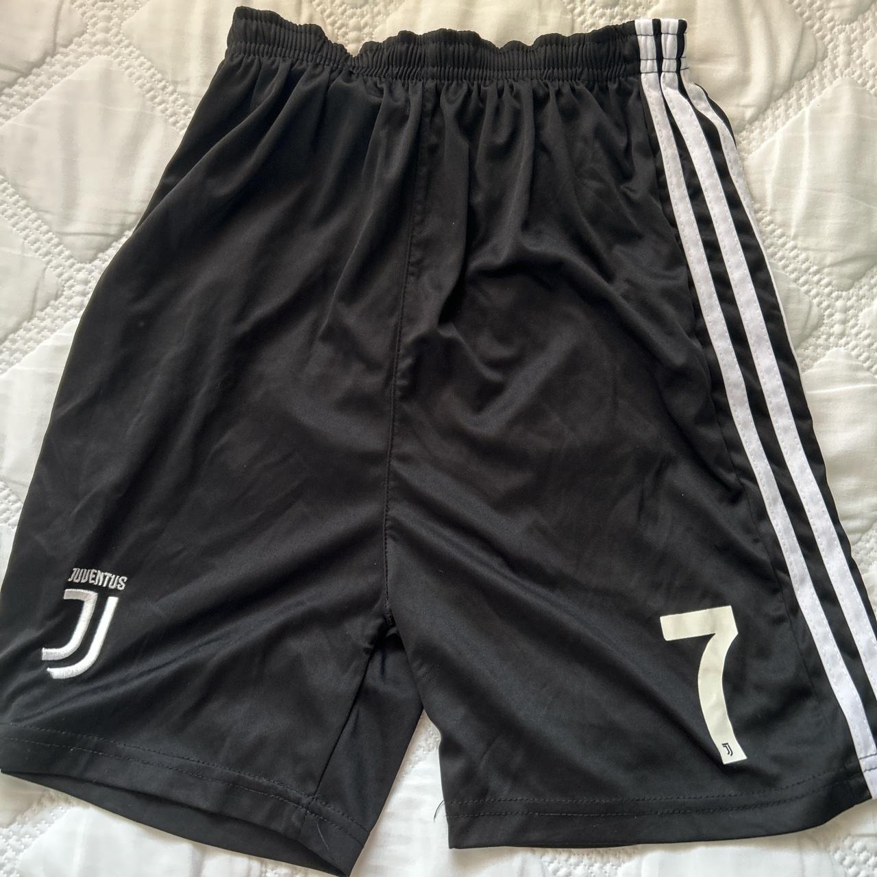 Juventus Number 7 soccer shorts Size:... - Depop