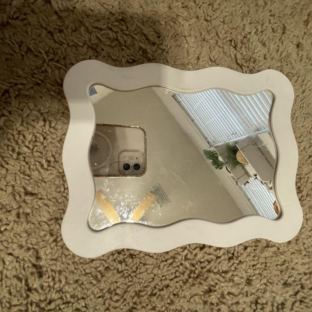 White and black locker mirror #homedecor | Depop