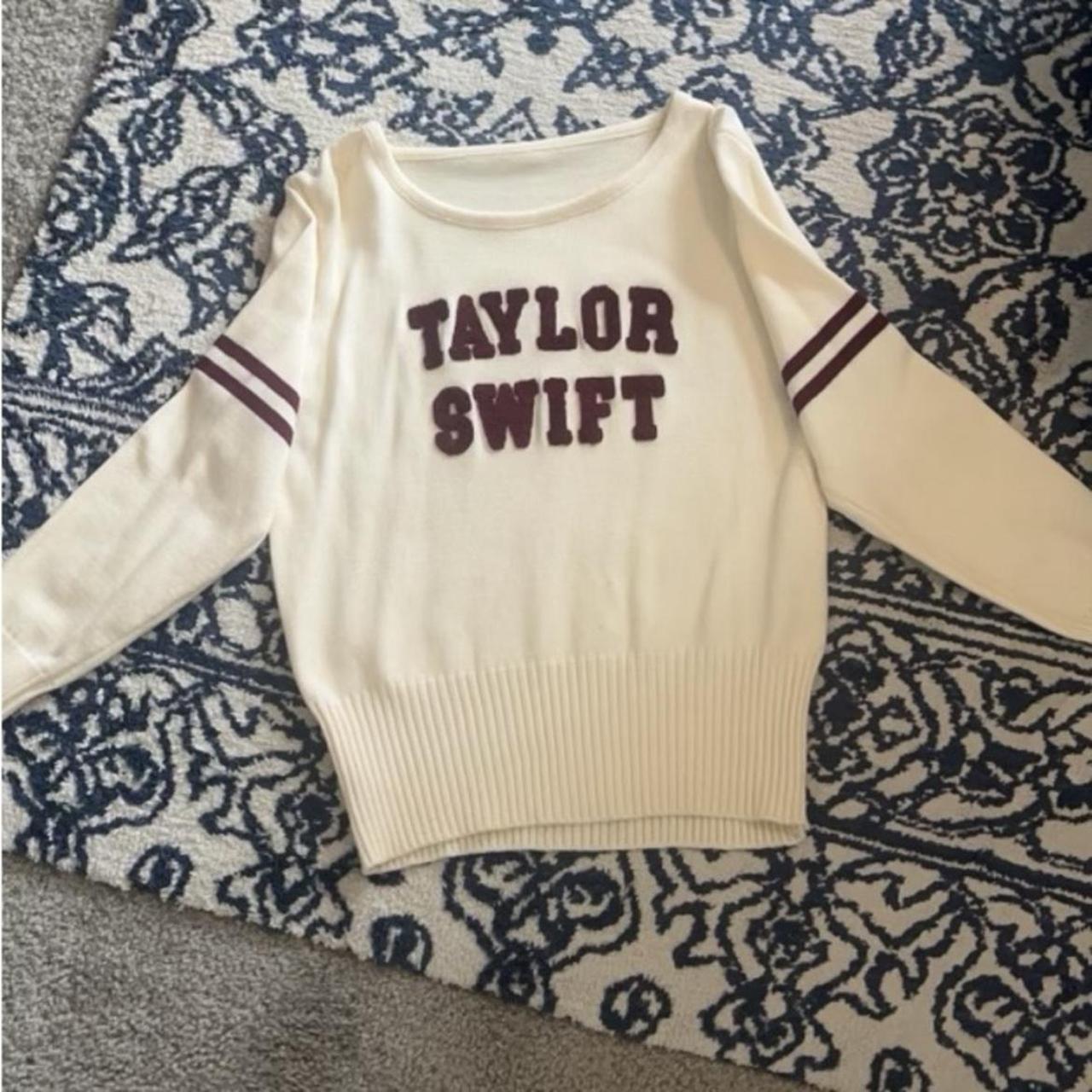 Taylor Swift Red album sweater Size Small Never... - Depop