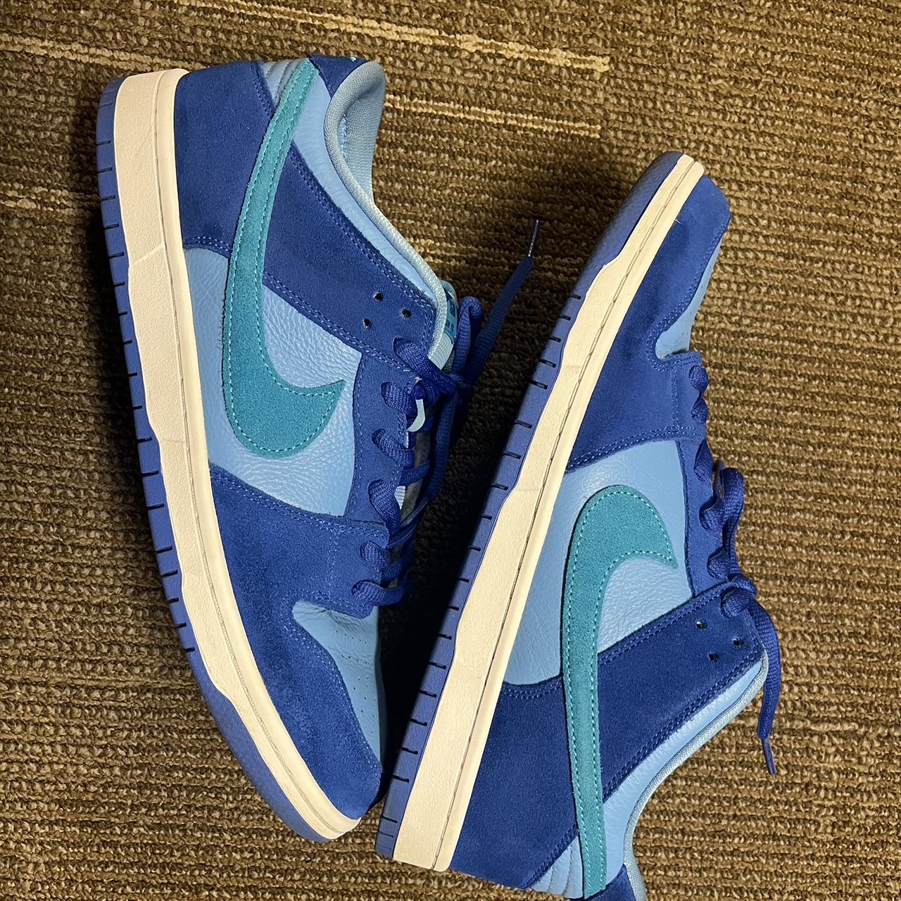 Nike SB dunk low Blue raspberry Not sure on... - Depop