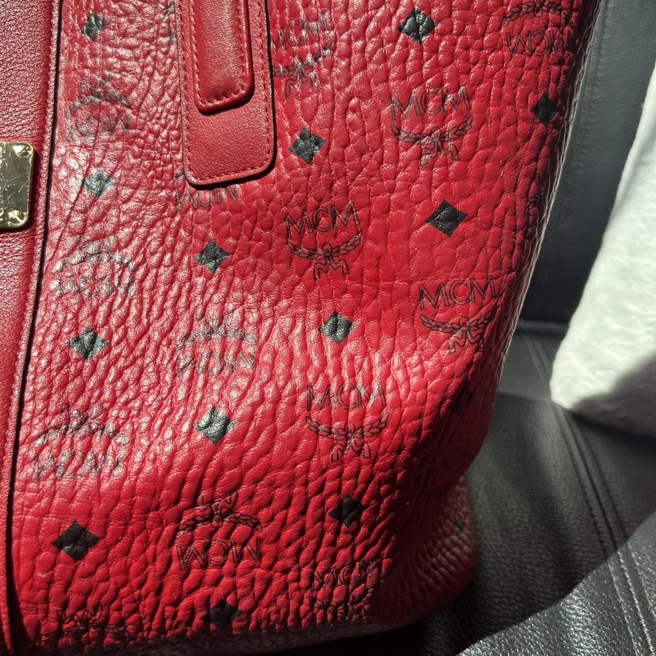 MCM Women's Red Bag | Depop