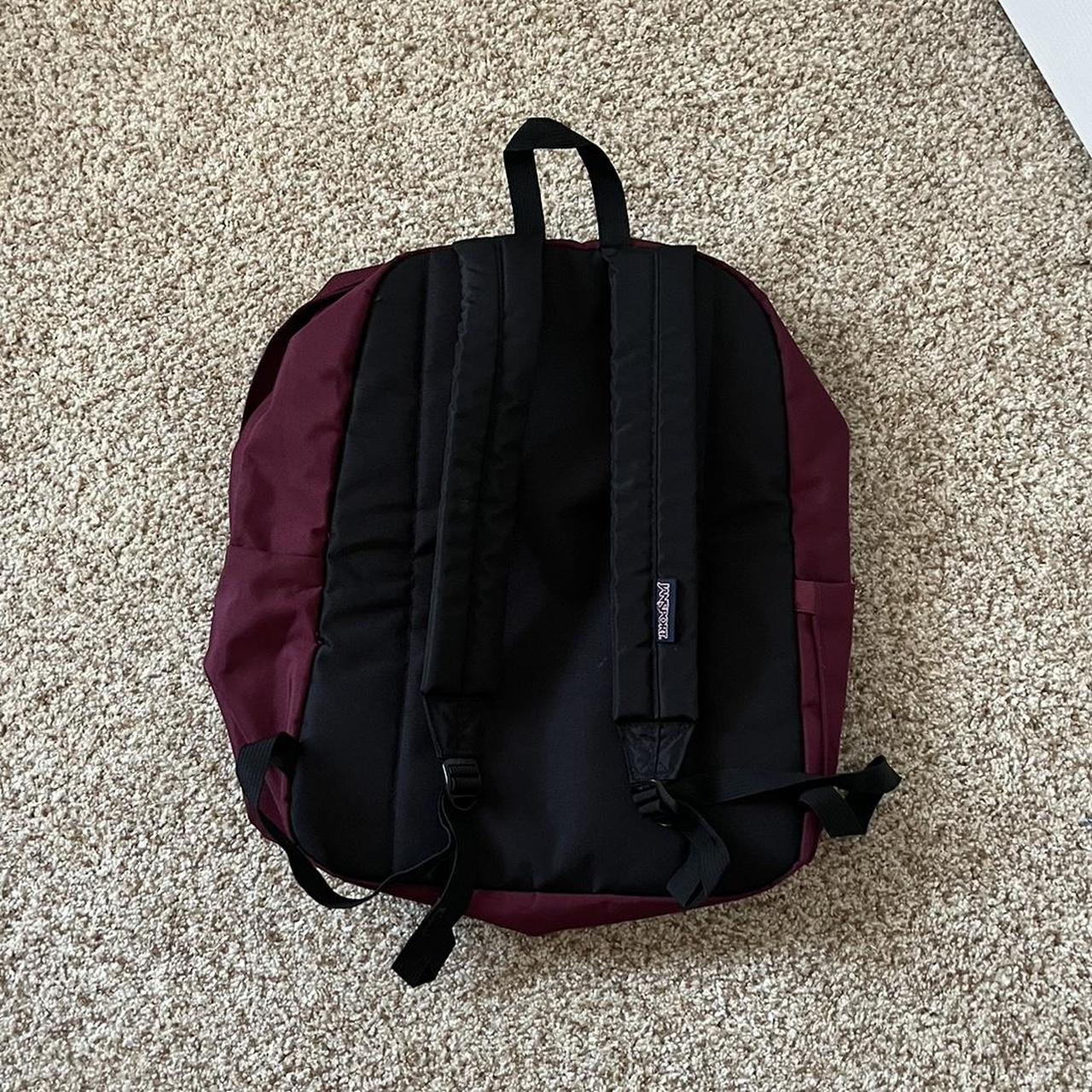 maroon jansport backpack #school #college #jansport - Depop