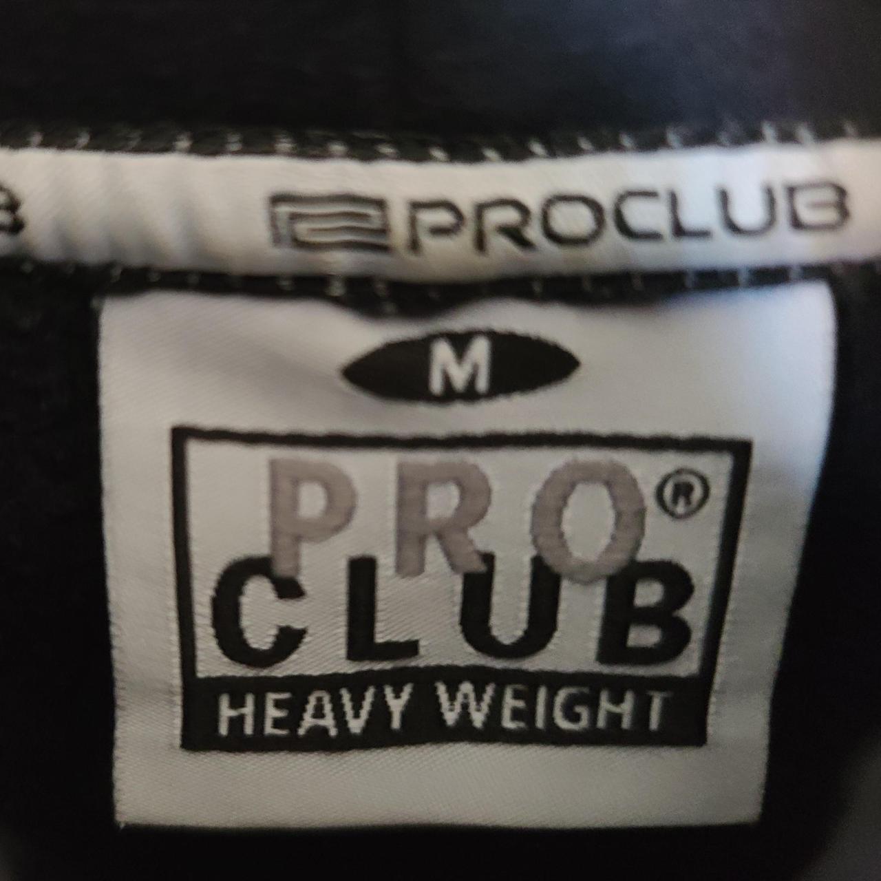 Pro Club Navy Blue Hoodie Size Medium Heavy... - Depop