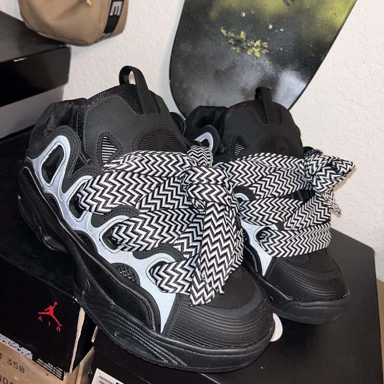 osiris d3 black/reflective👁‍🗨 with custom lanvin... - Depop