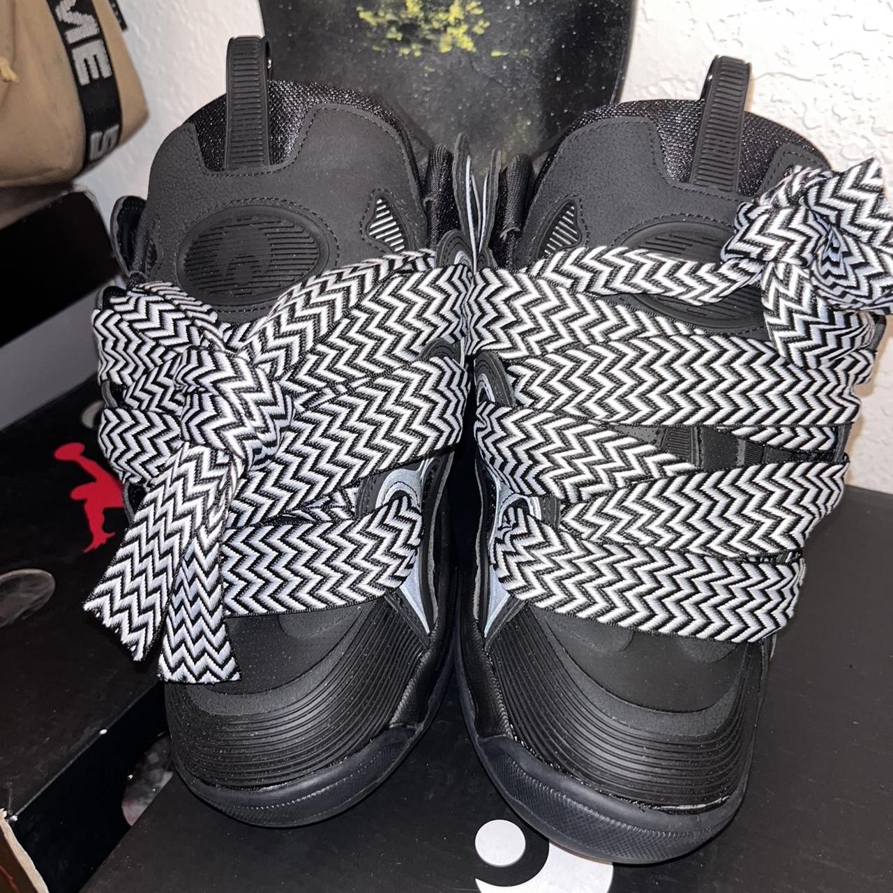 osiris d3 black/reflective👁‍🗨 with custom lanvin... - Depop