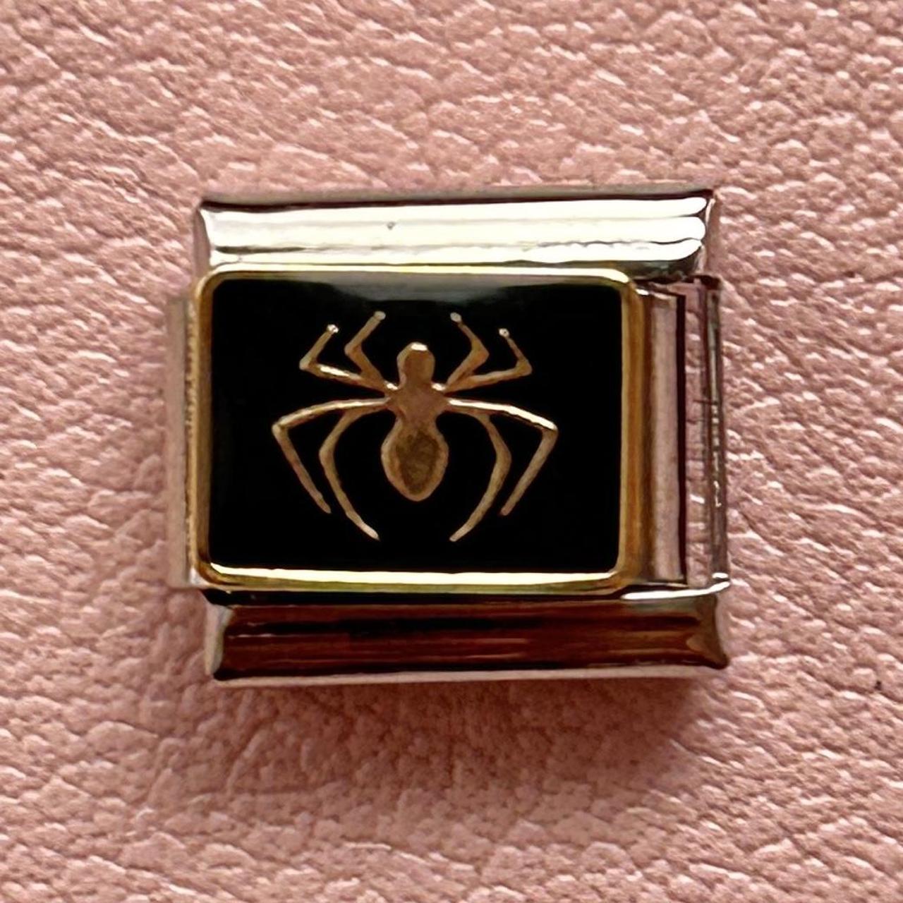 Italian charm link “spiderman” (#17) -stainless... - Depop