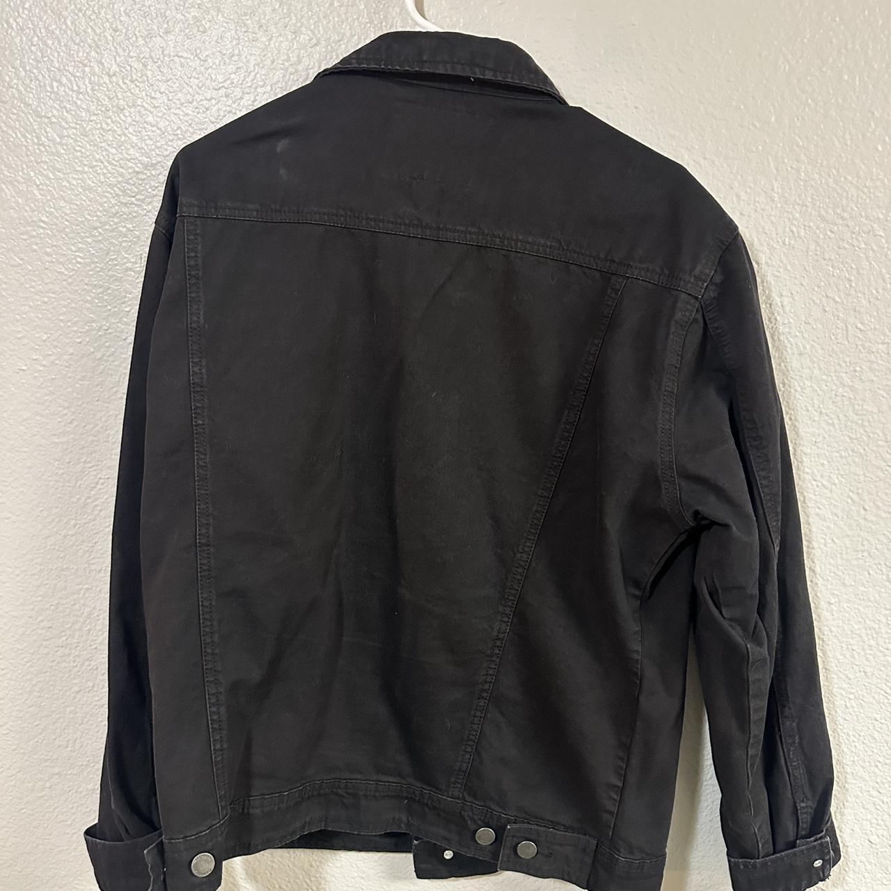 Large Red Label denim jacket in black - No flaws,... - Depop