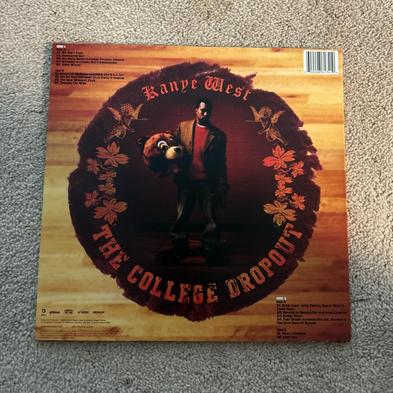 kanye west (the college drop out) double black vinyl - Depop
