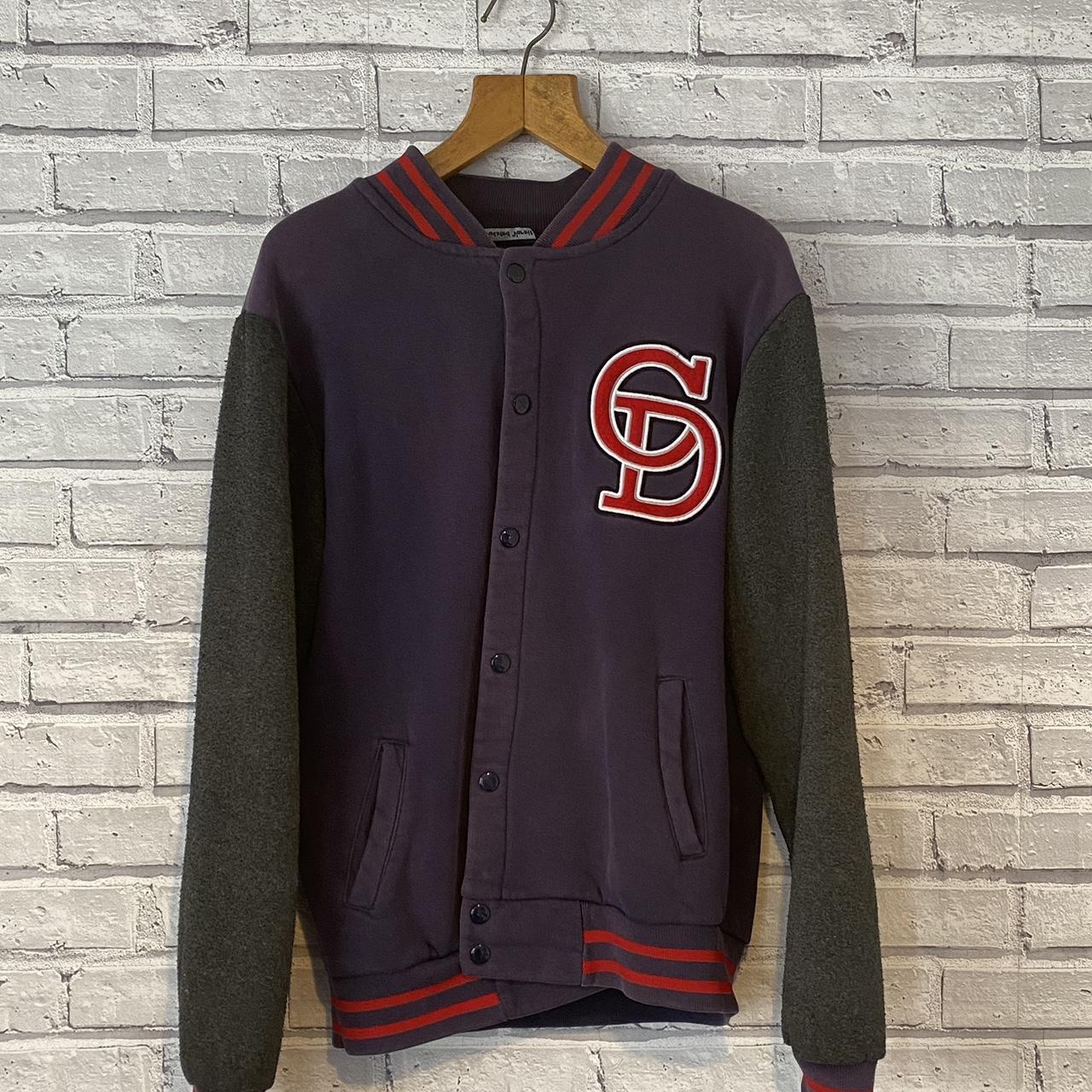 Criminal Damage Baseball Jacket Worn once or... - Depop