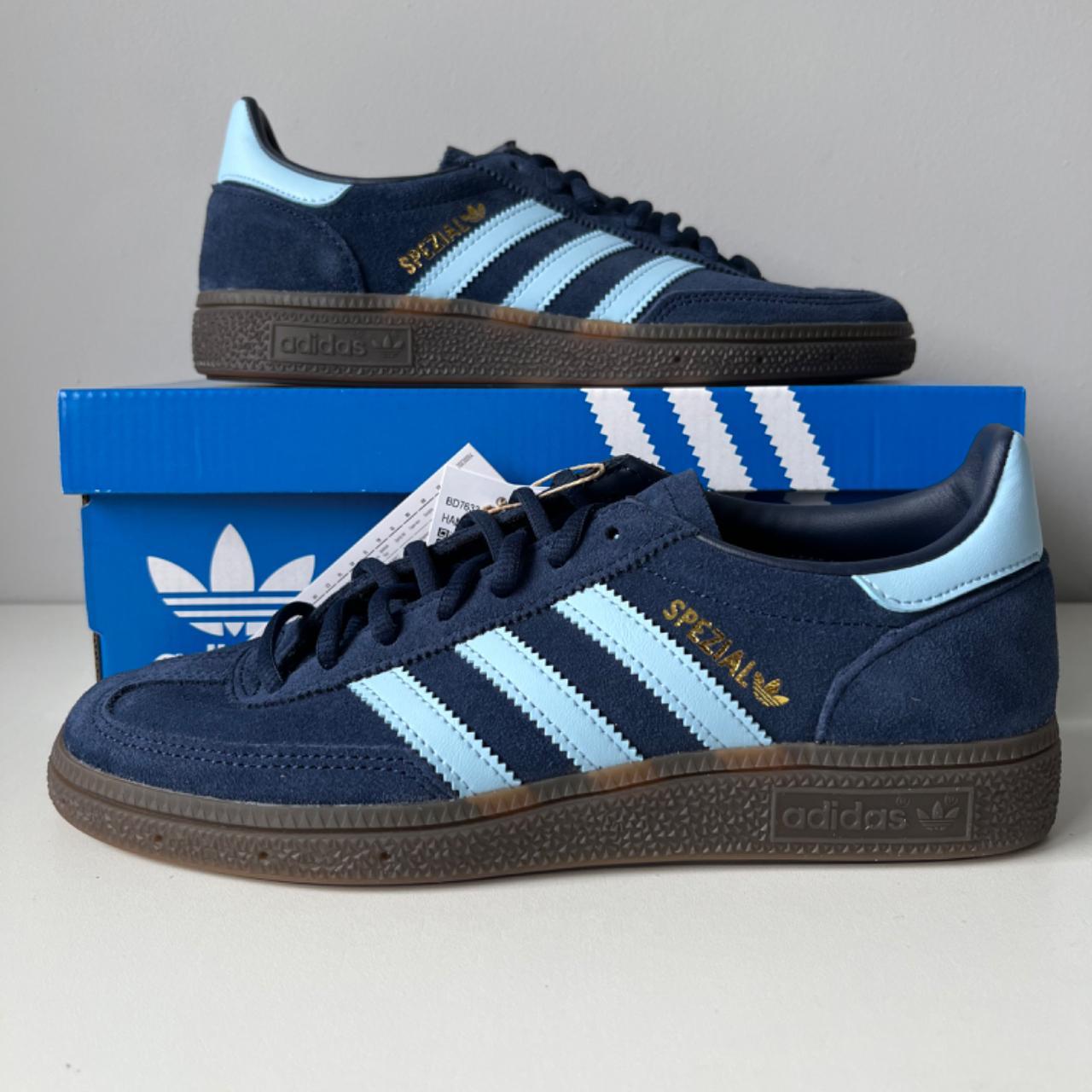 Adidas Spezial Navy Blue Gum UK4.5 UK5.5 Brand... - Depop