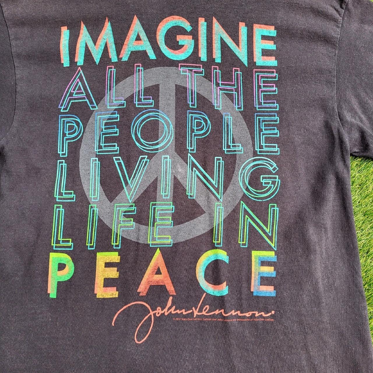 John Lennon Imagine t shirt by Zion Rootswear, with... - Depop