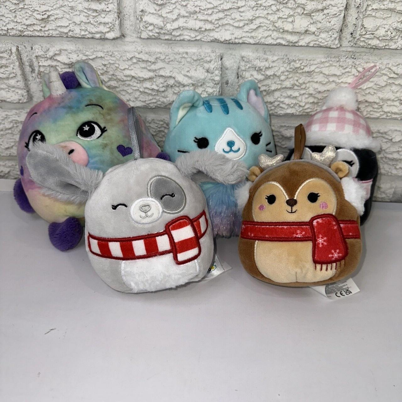 This lot includes five small Squishmallow plush toys... - Depop