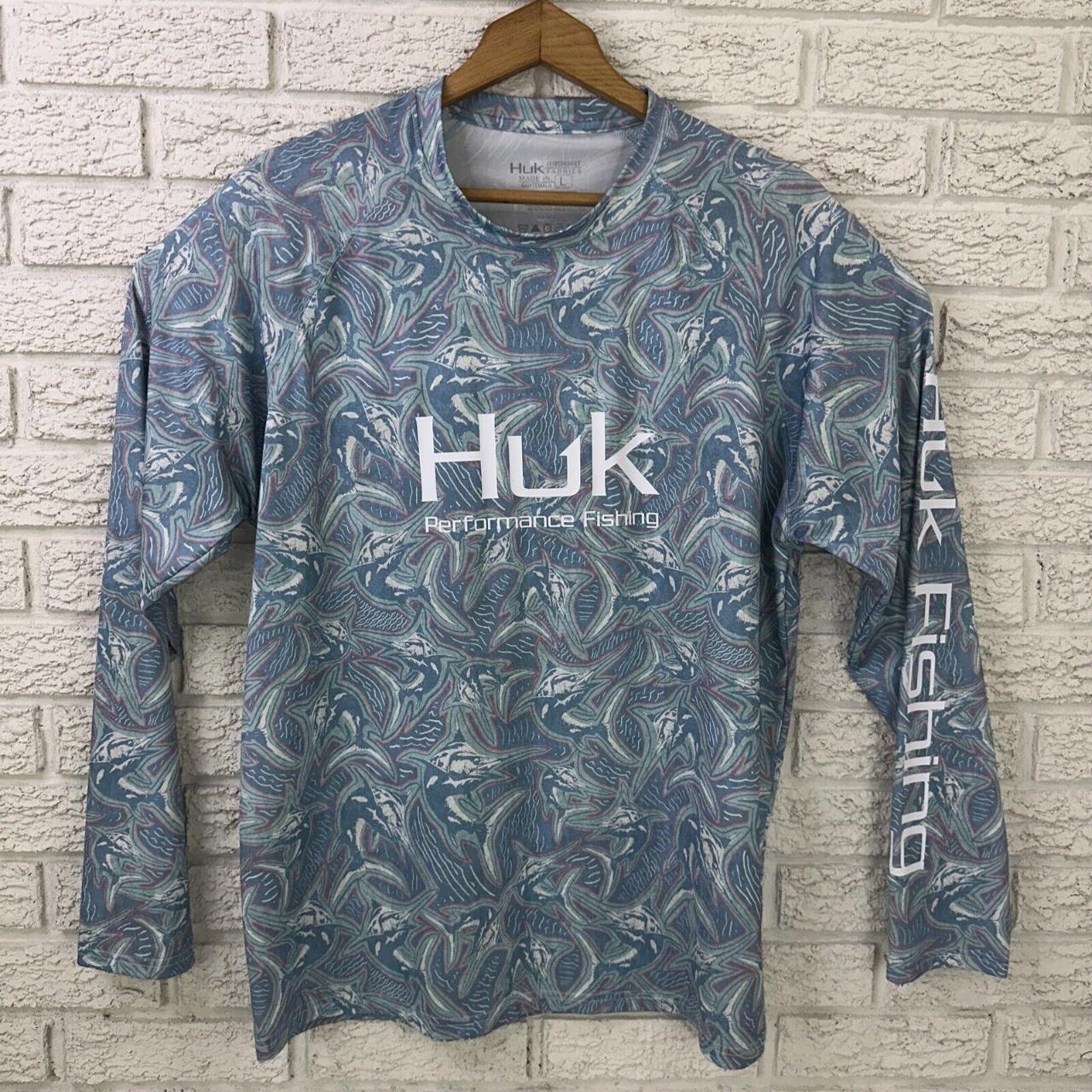 Introducing the HUK Performance Fishing shirt in a... - Depop