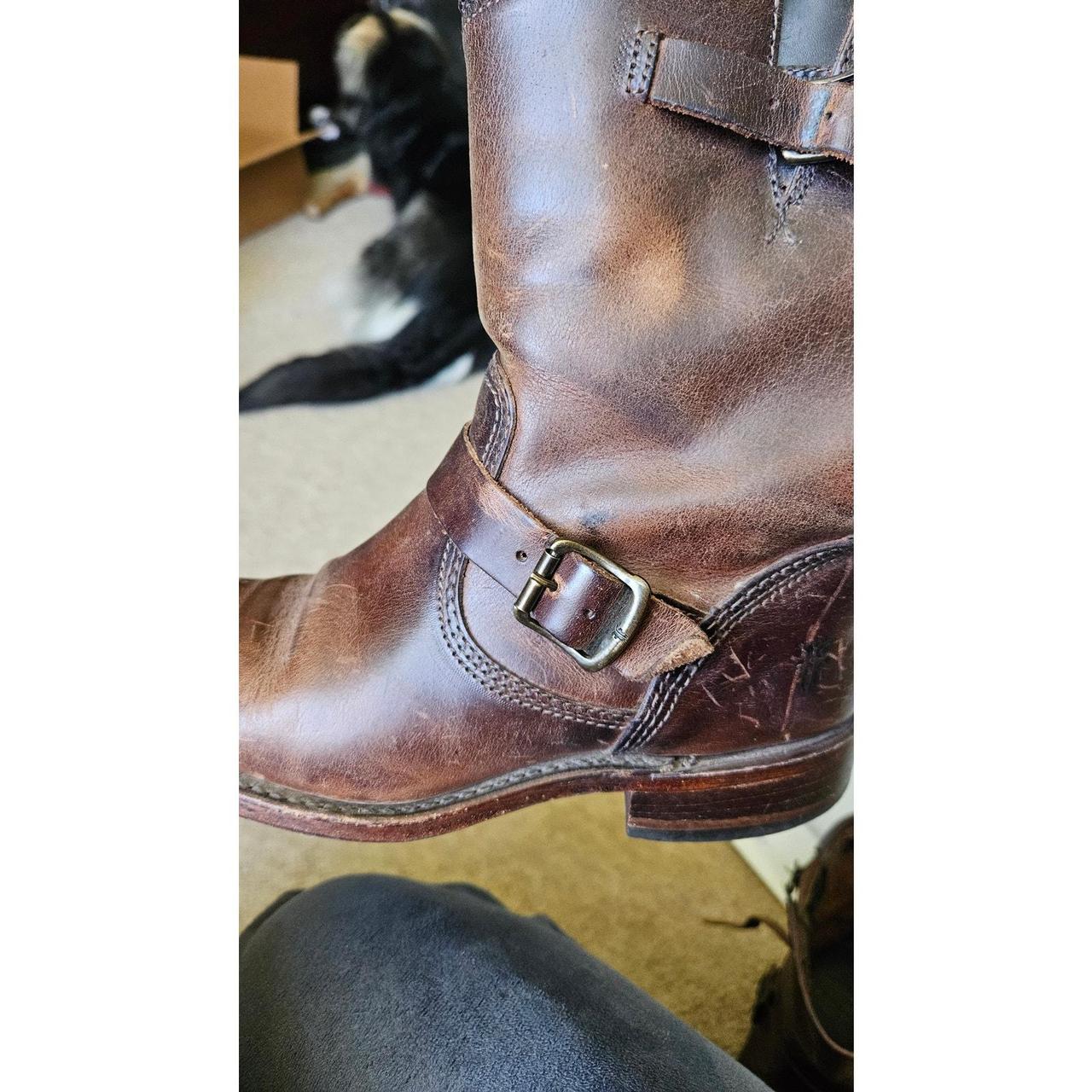Frye Boots with 150th anniversary label and branding... | Depop
