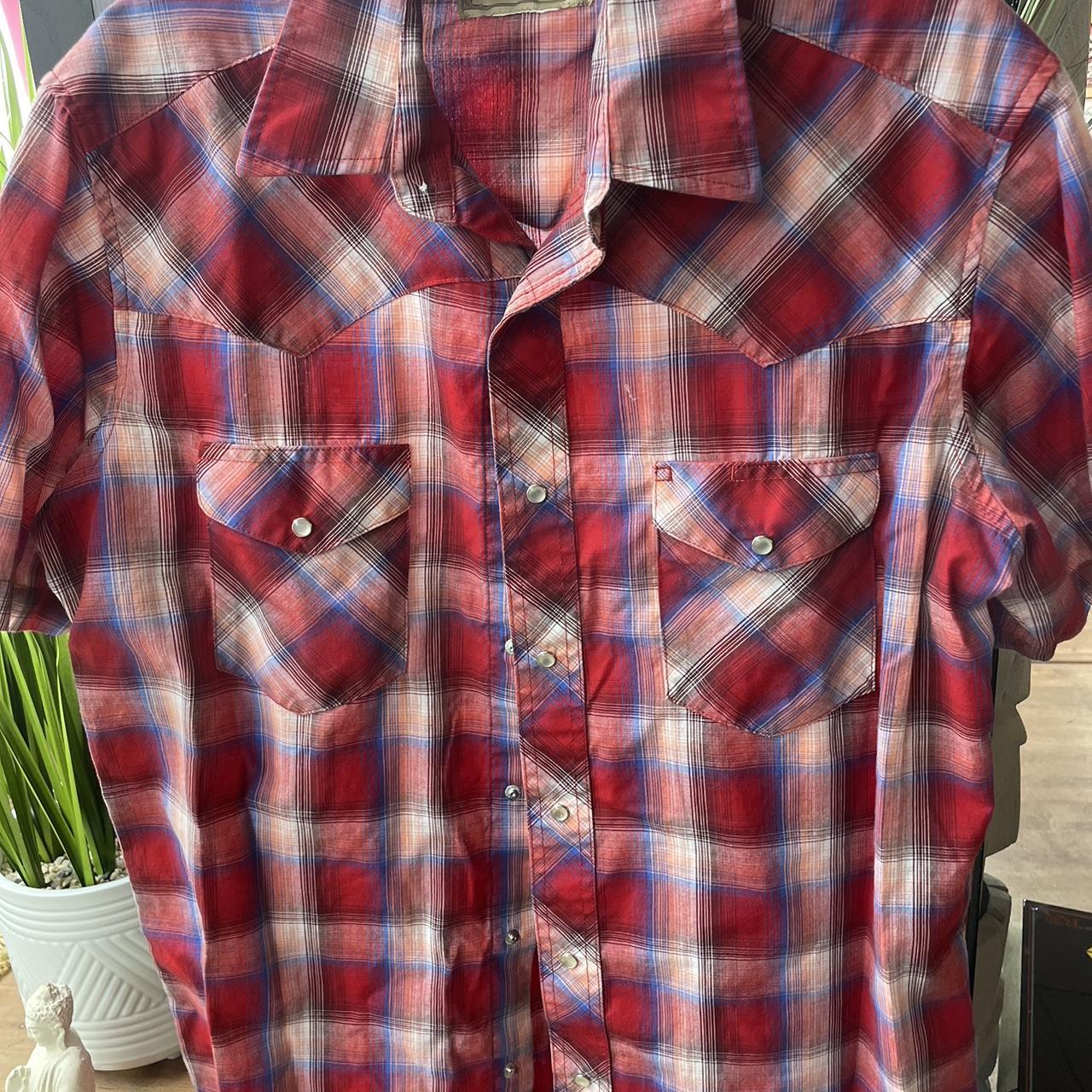 Wrangler button up cowboy shirt - Depop