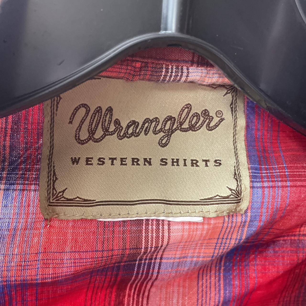 Wrangler button up cowboy shirt - Depop