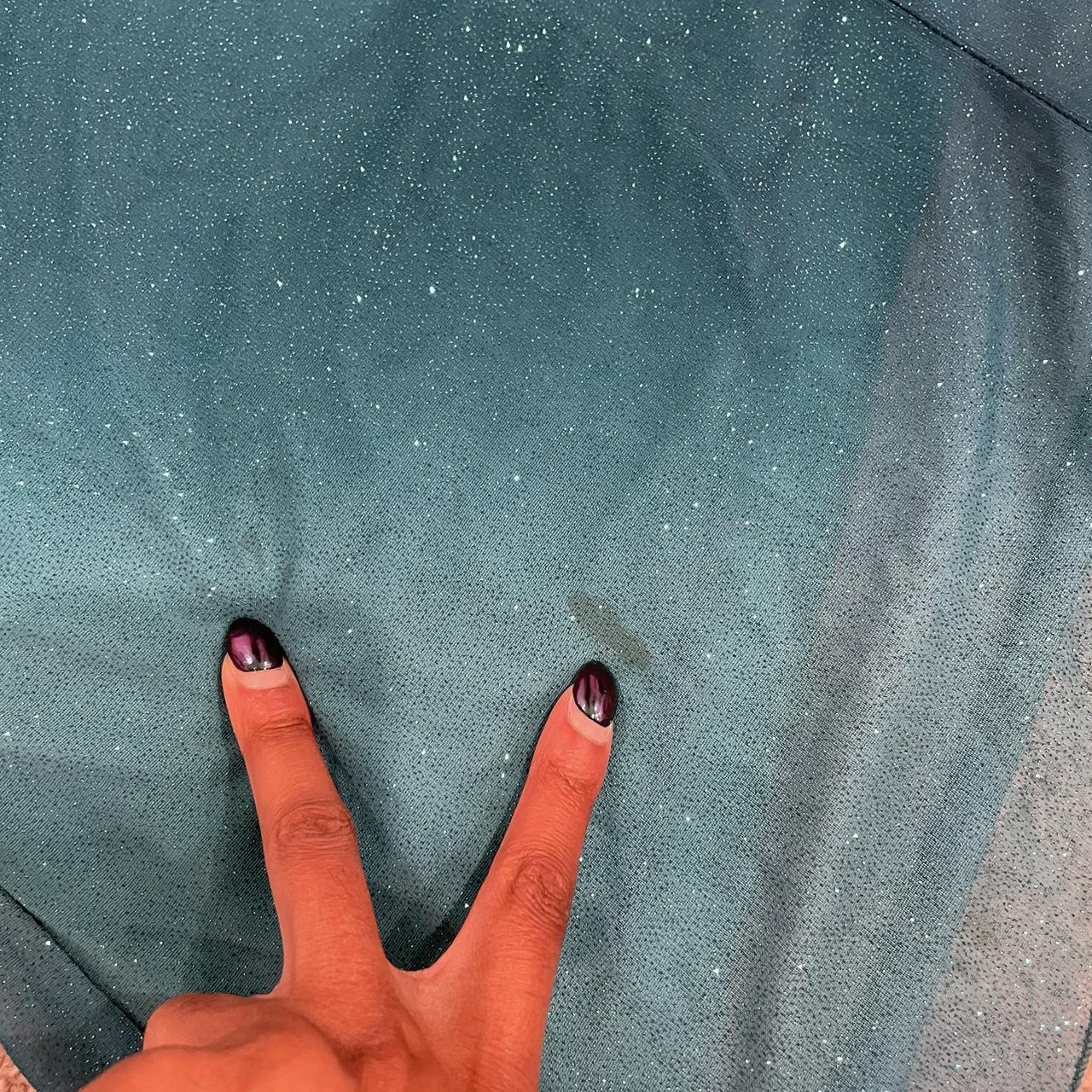 Y2k mermaidcore sparkly strapless dress price... - Depop