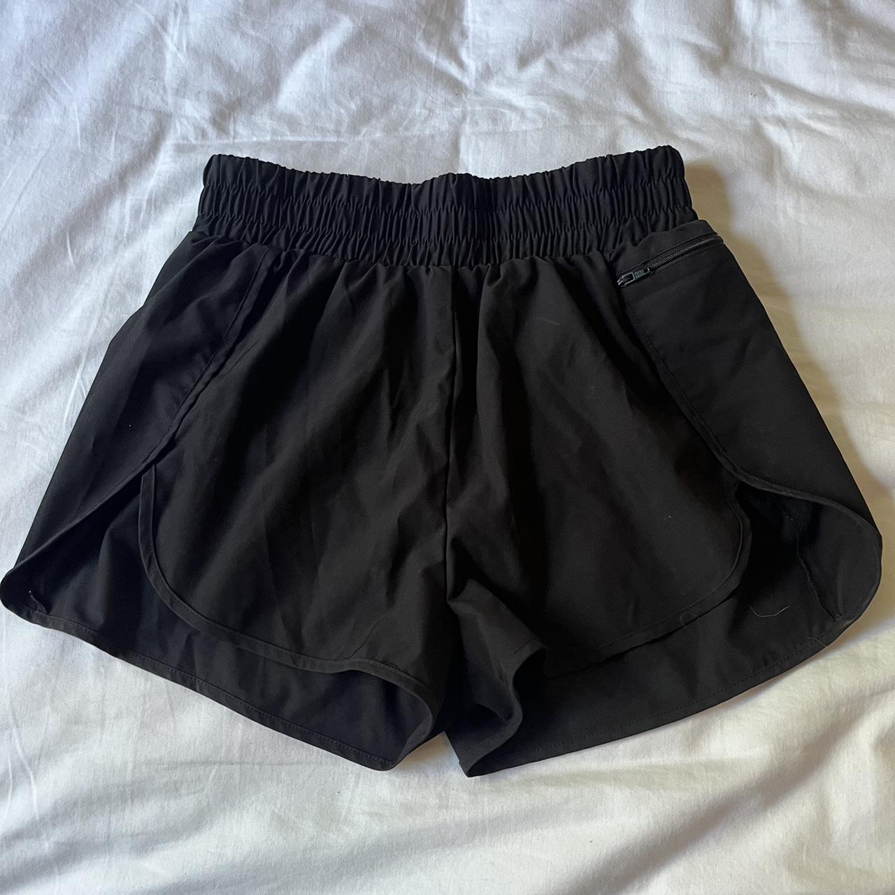 Black workout shorts from Amazon -comes with a... - Depop