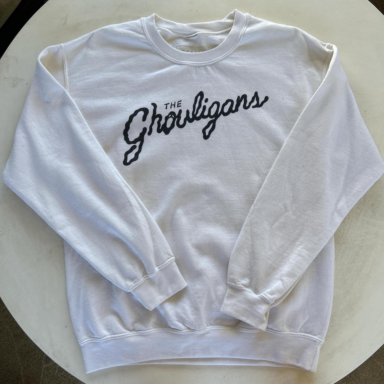 white buzzfeed unsolved the ghouligans crewneck... - Depop