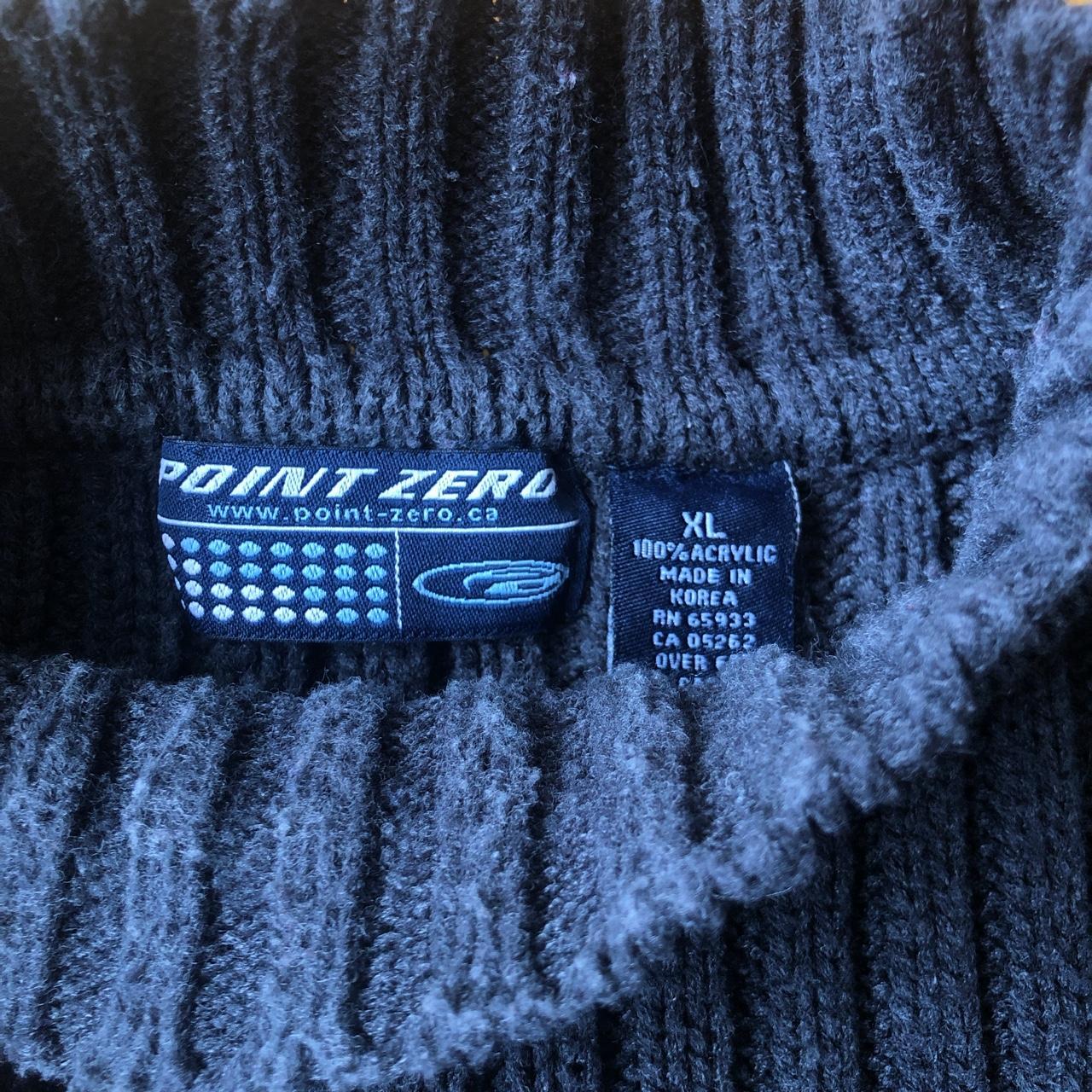 Dark grey mock neck sweater Brand: Point Zero Size... - Depop