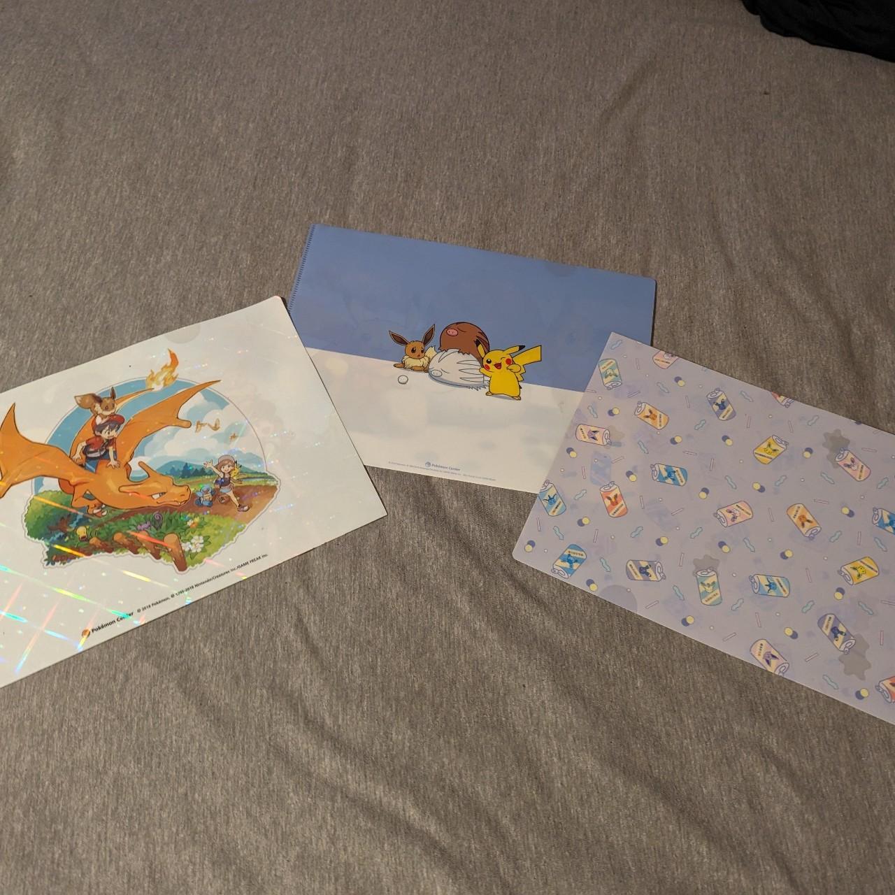 Three kawaii pokémon file folders Two folders are... - Depop
