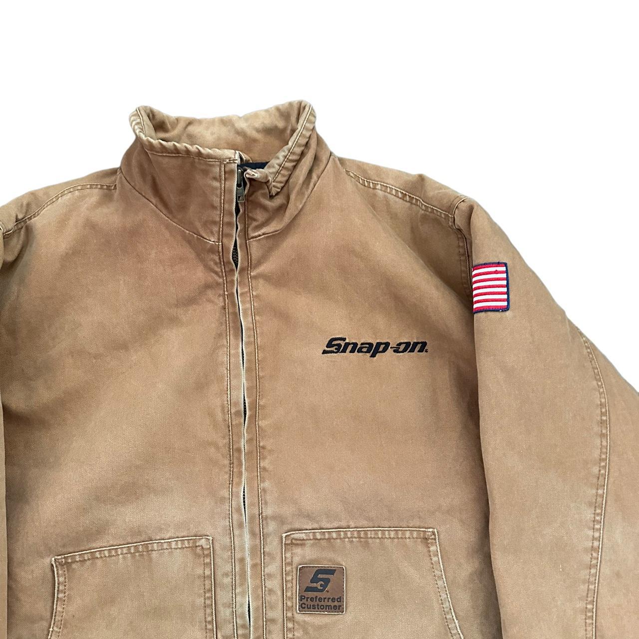 Snap-On Mens Work Jacket Good Condition Size- XL... - Depop