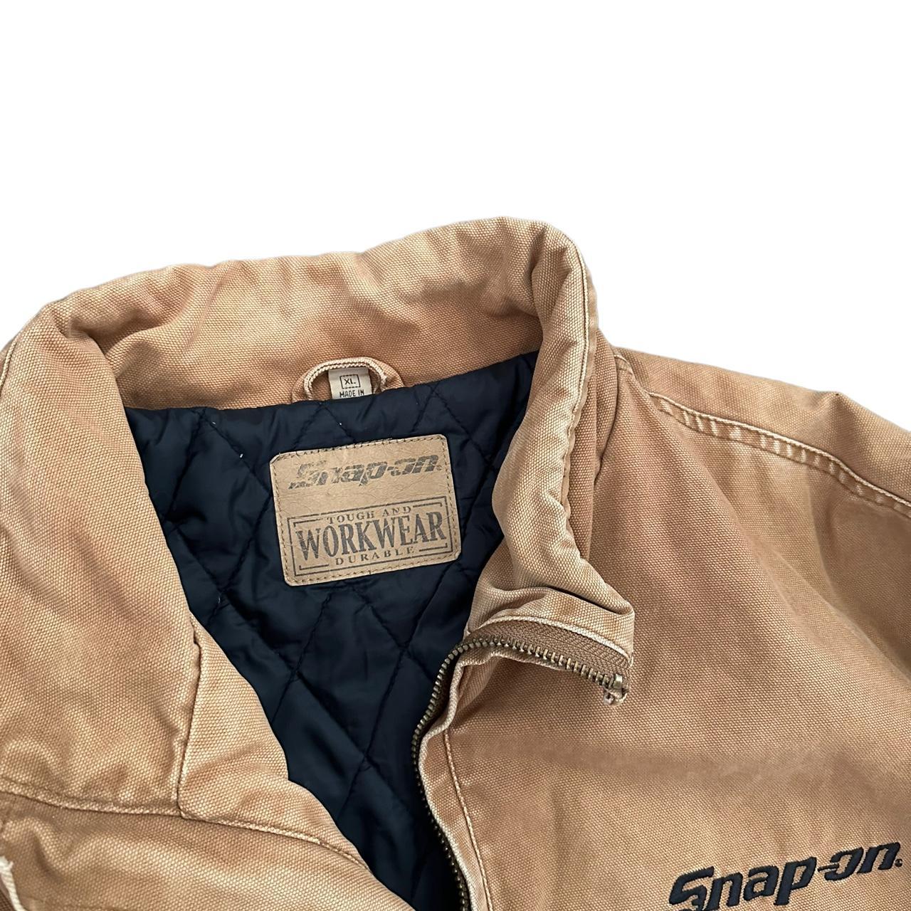 Snap-On Mens Work Jacket Good Condition Size- XL... - Depop