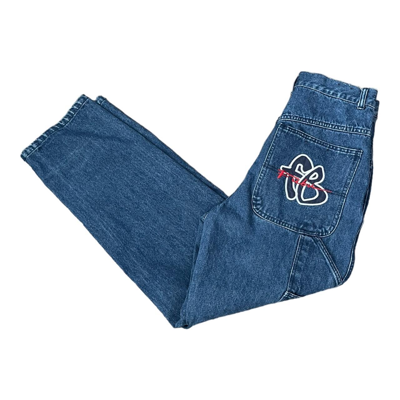 Vintage Fubu Denim Jeans Tag- FUBU Great Condition... - Depop