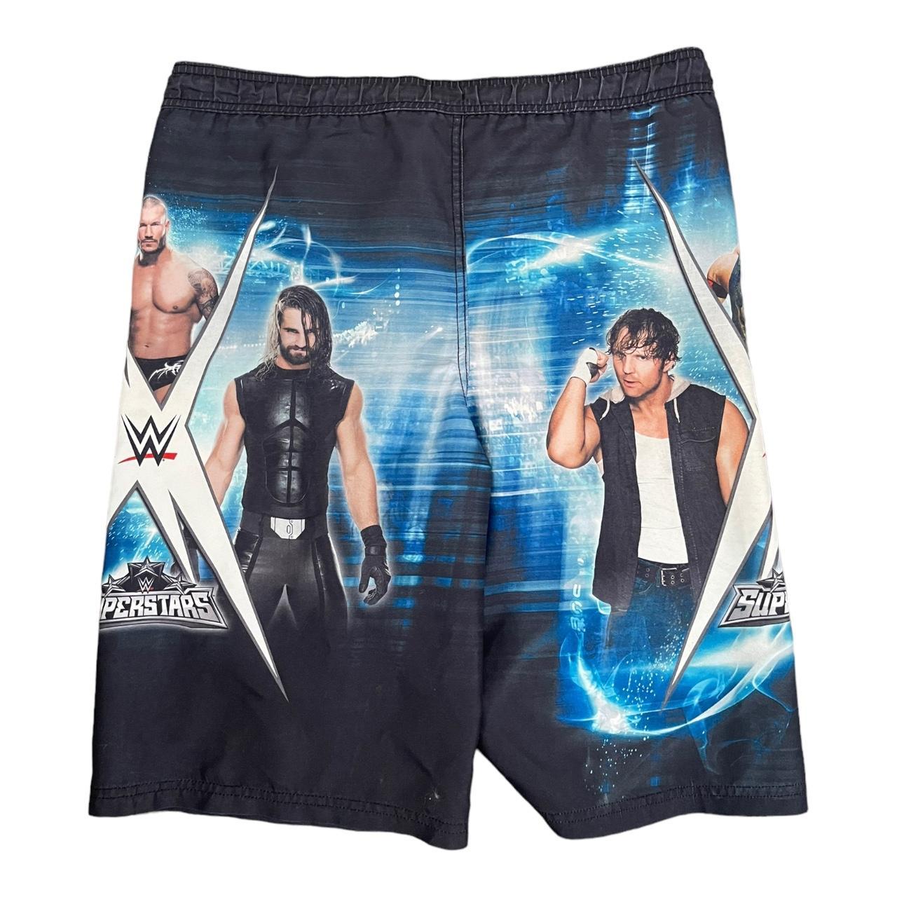 2014 WWE John Cena swim trunks with a fun graphic of... - Depop