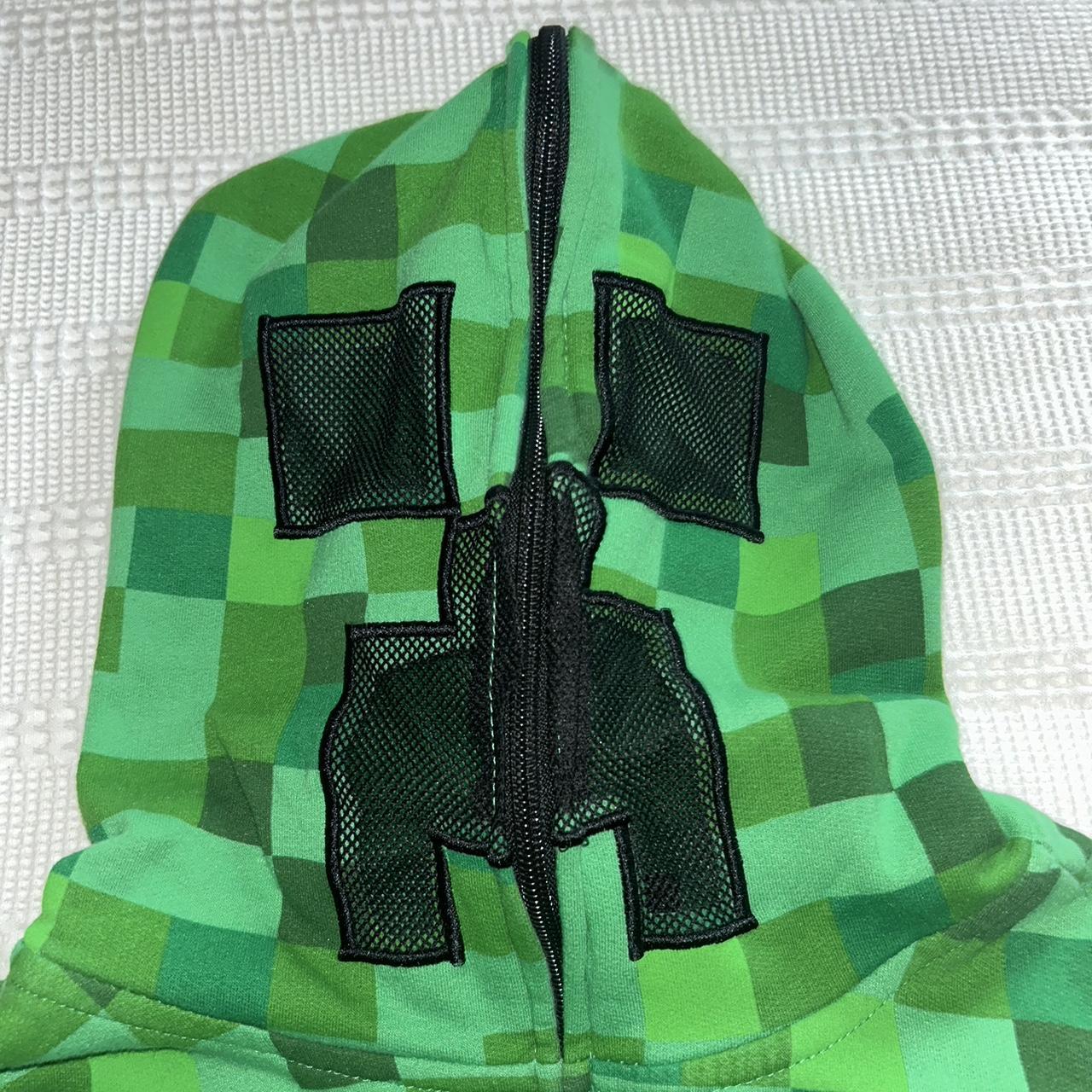 Minecraft creeper zip up Kid’s XL so fits woman’s... - Depop