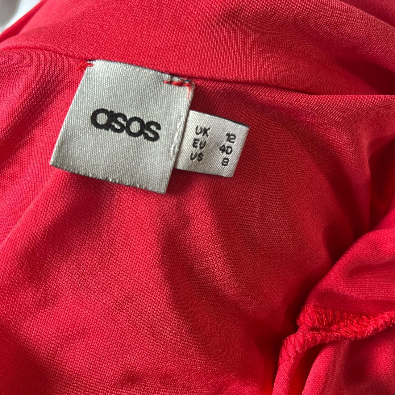 ASOS ball gown/maxi dress. UK 12. Cowl back, slit... - Depop