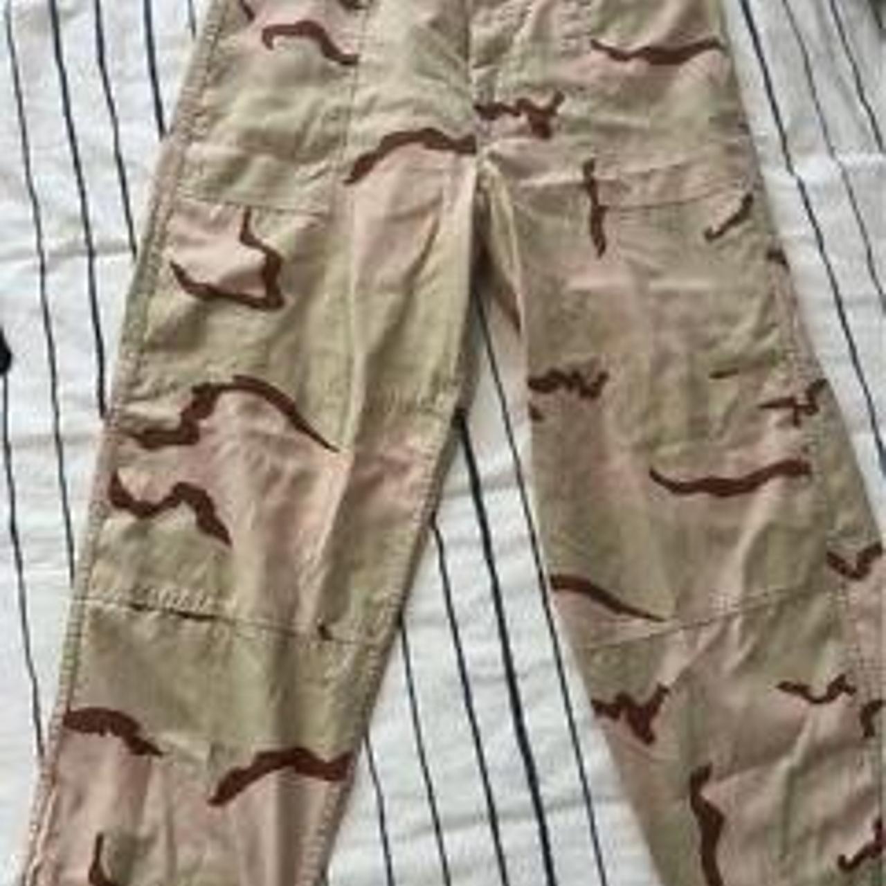 Baggy camo dbu army uniform pants Good for skate - Depop