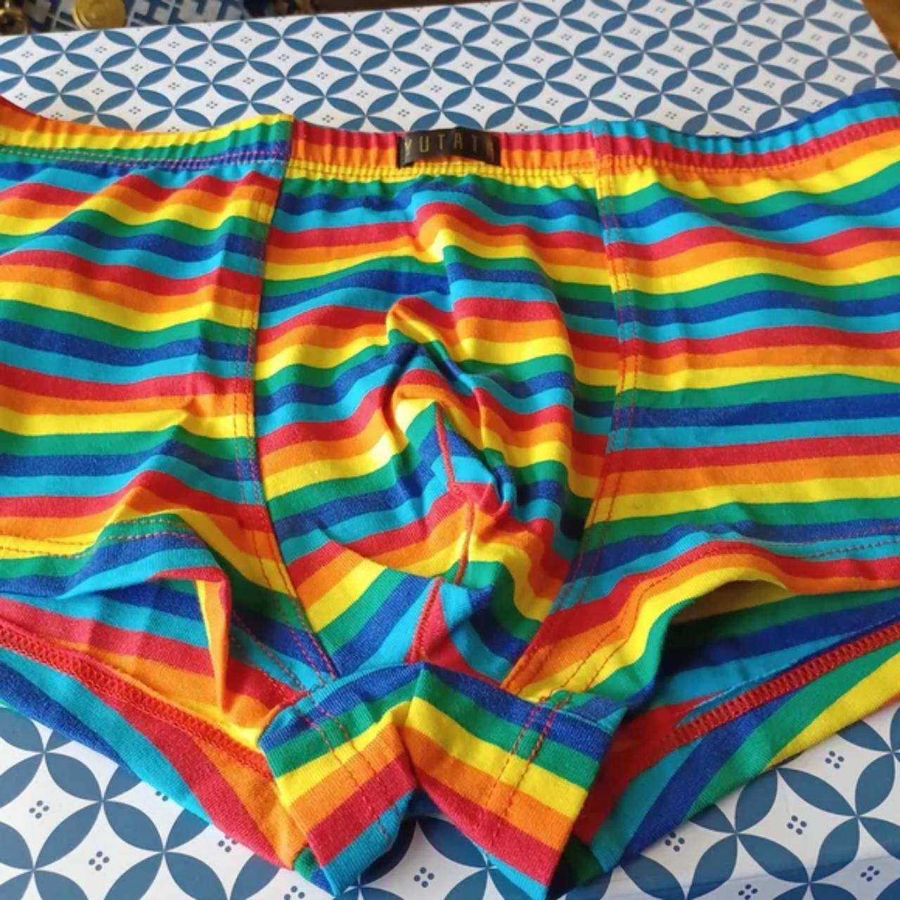 PRIDE Rainbow Boxer Briefs, New in pack - Depop