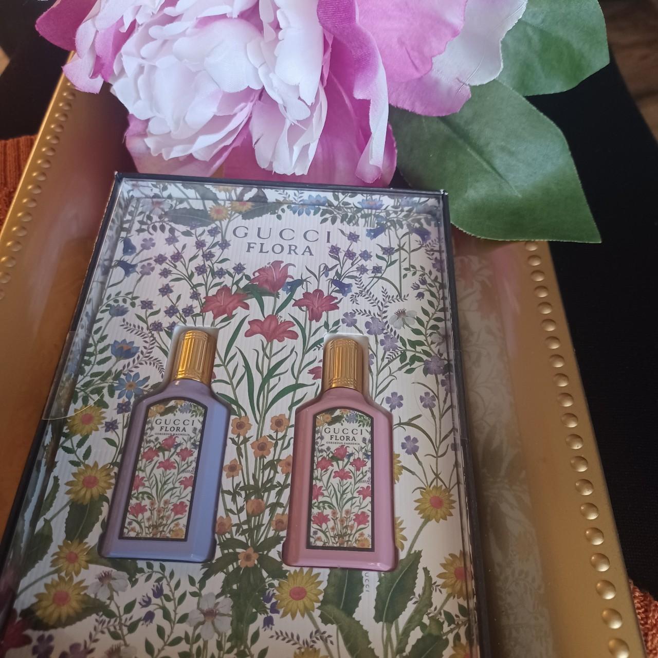 Gucci Floral Duo parfum set. Each bottle is 5ml.... - Depop