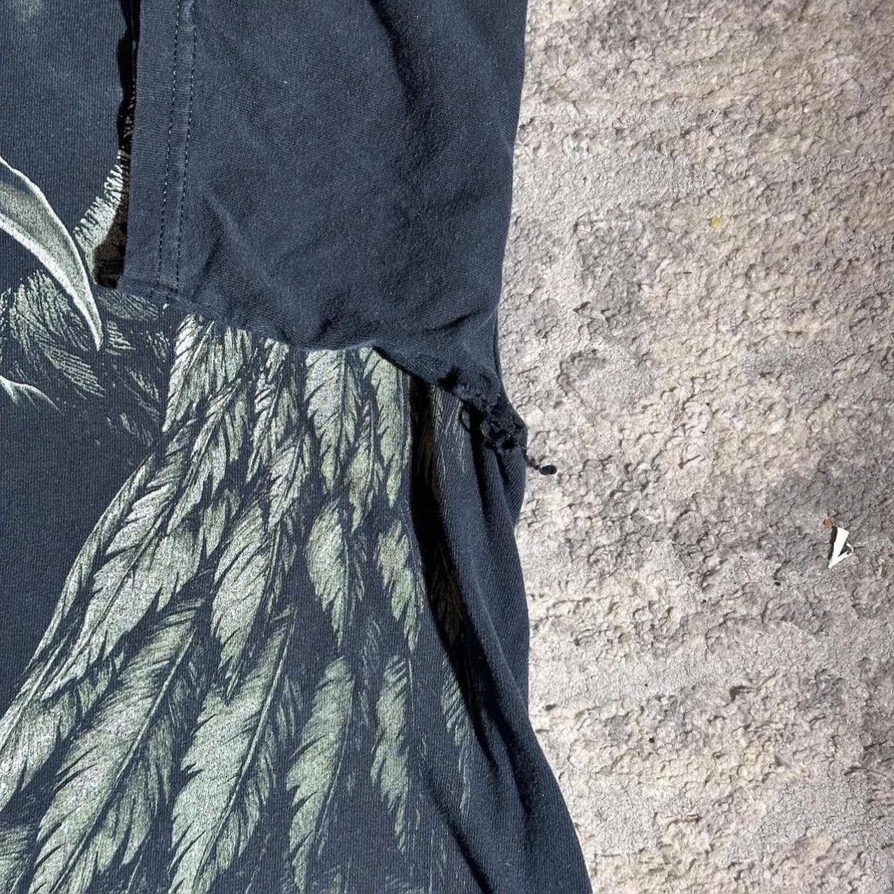 Affliction style Emo shirt 👕🖤🚬 Size large - Depop