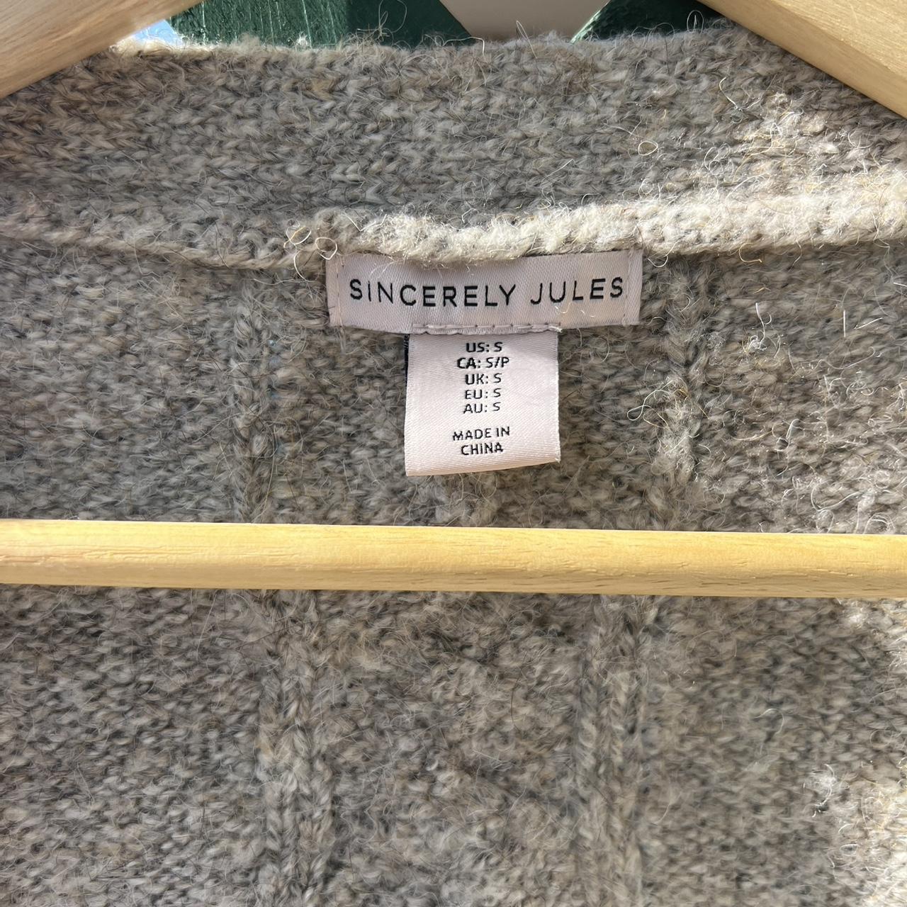 Sincerely Jules Wool Blend Sweater Small #sweater... - Depop