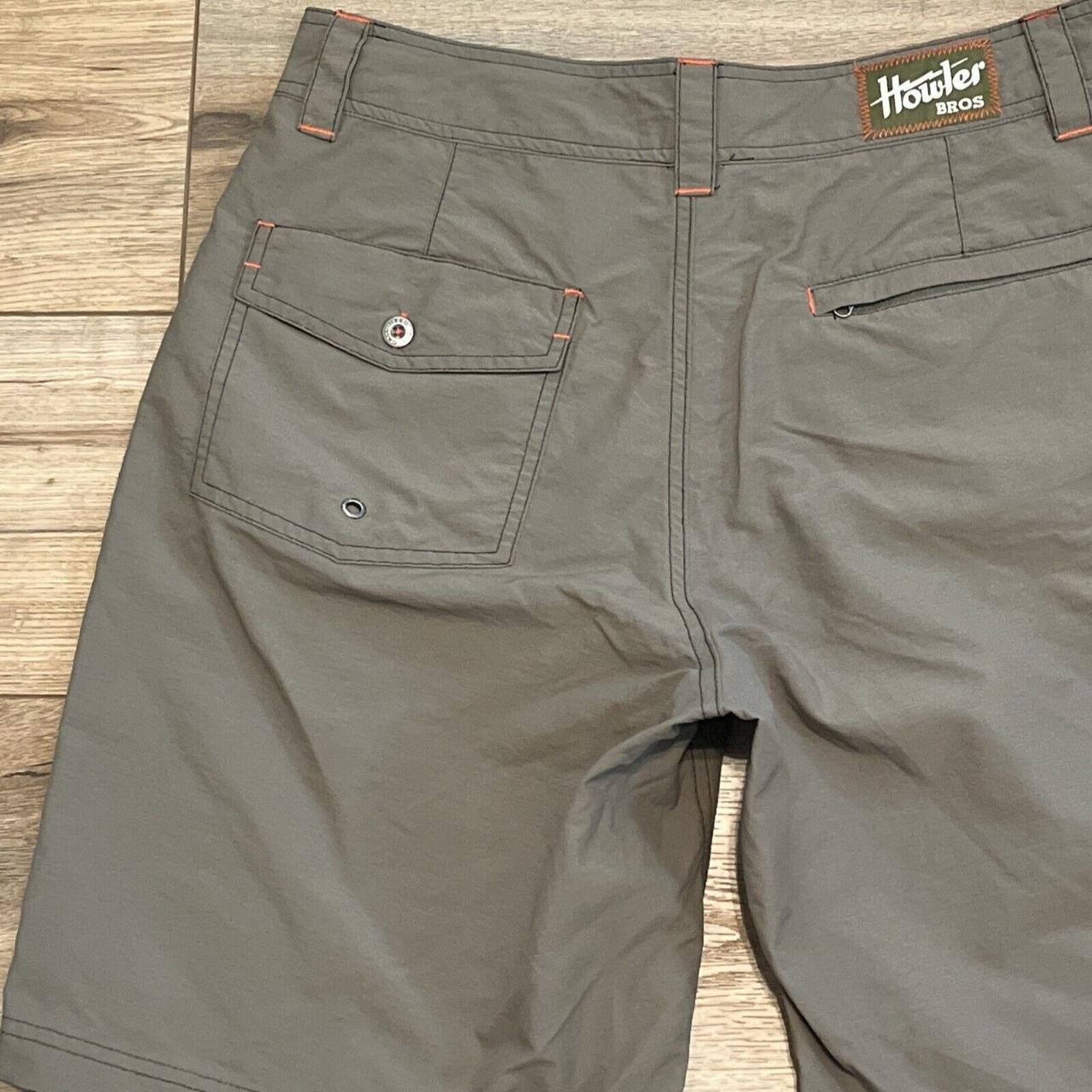 Howler Brothers Men's Green Shorts | Depop