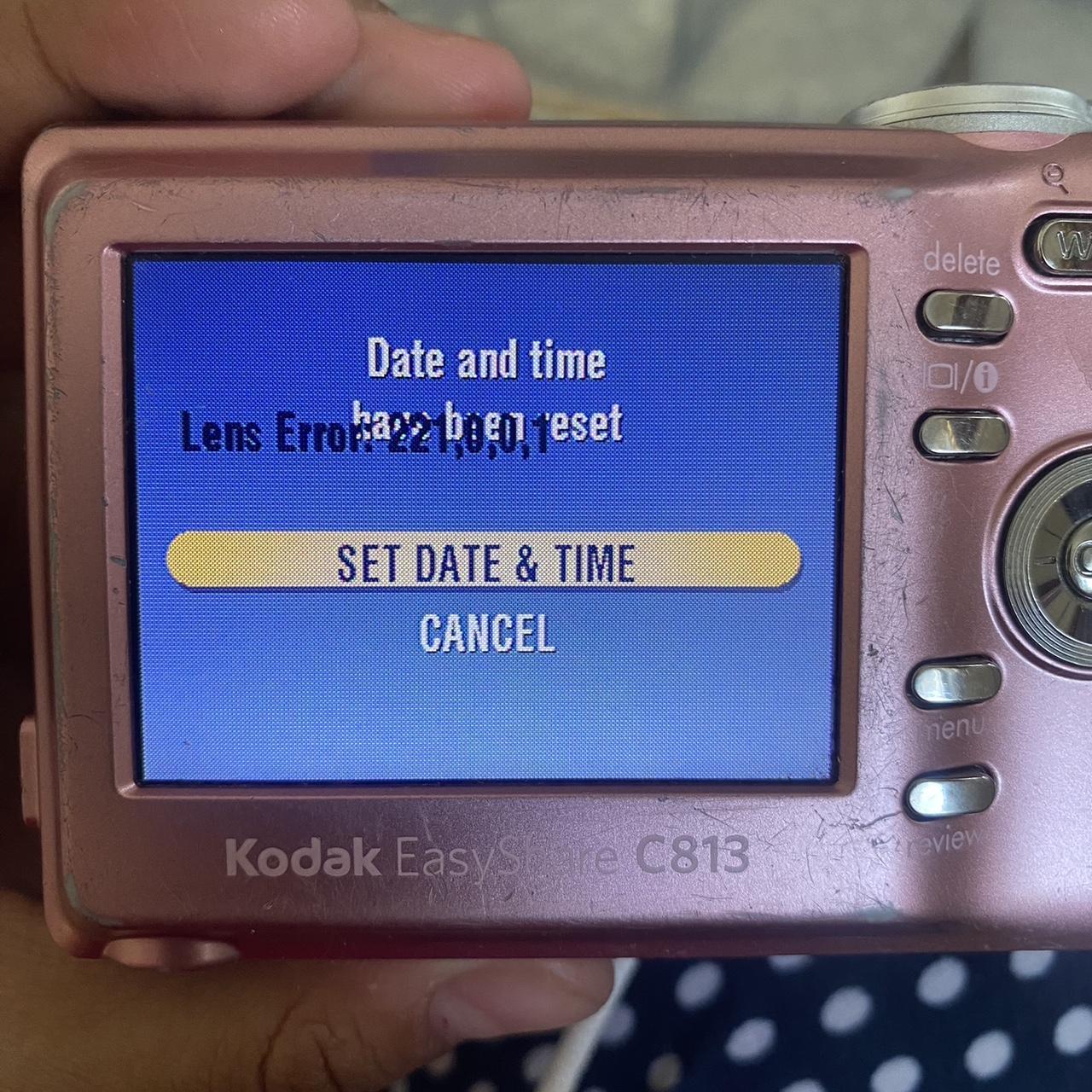 vintage pink kodak easy share C813, pink digital... - Depop