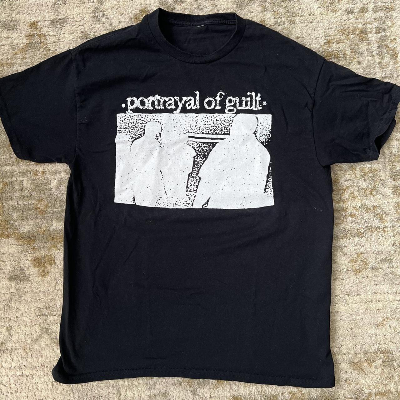 Portrayal of Guilt Merch. Warn a few times. Size... - Depop
