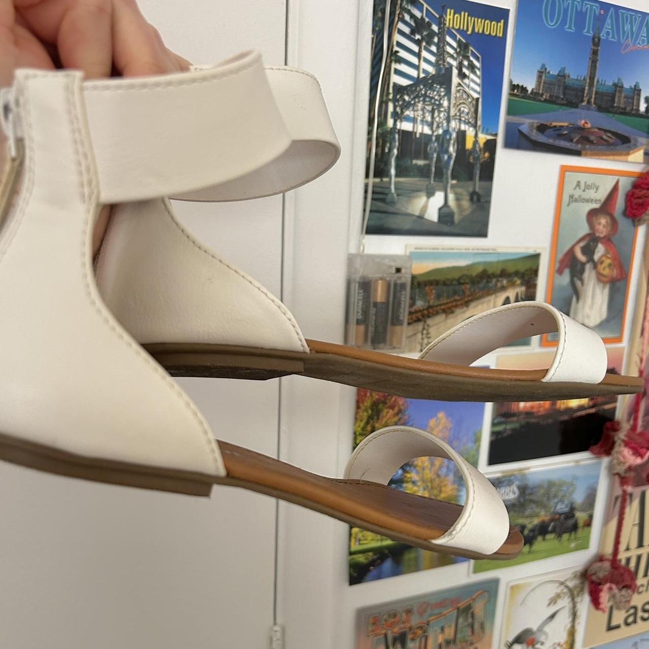 Sun stone white sandals size 7 women’s... - Depop