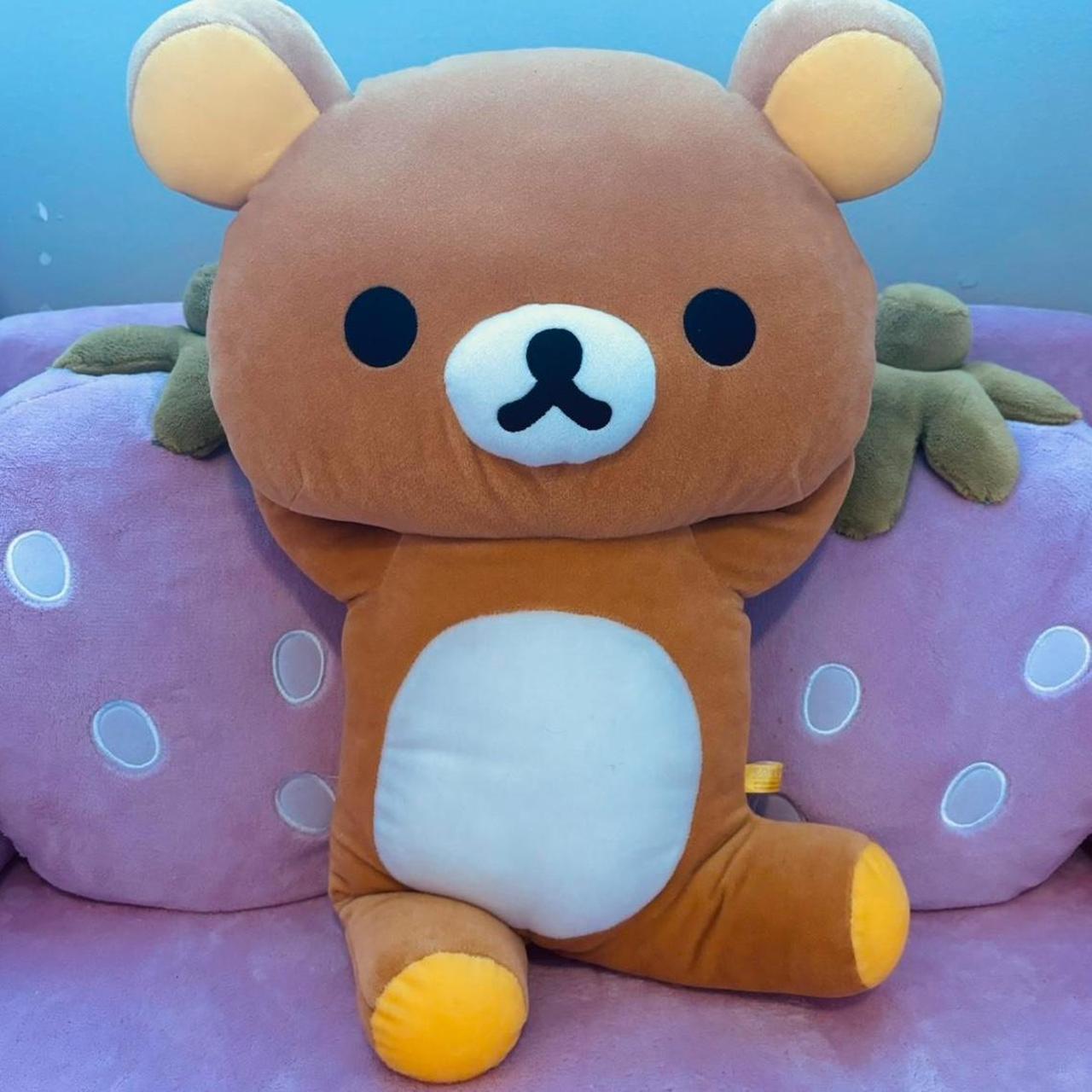 Rilakkuma Large Posing Plushie 🍀 Size: 20 inches... - Depop