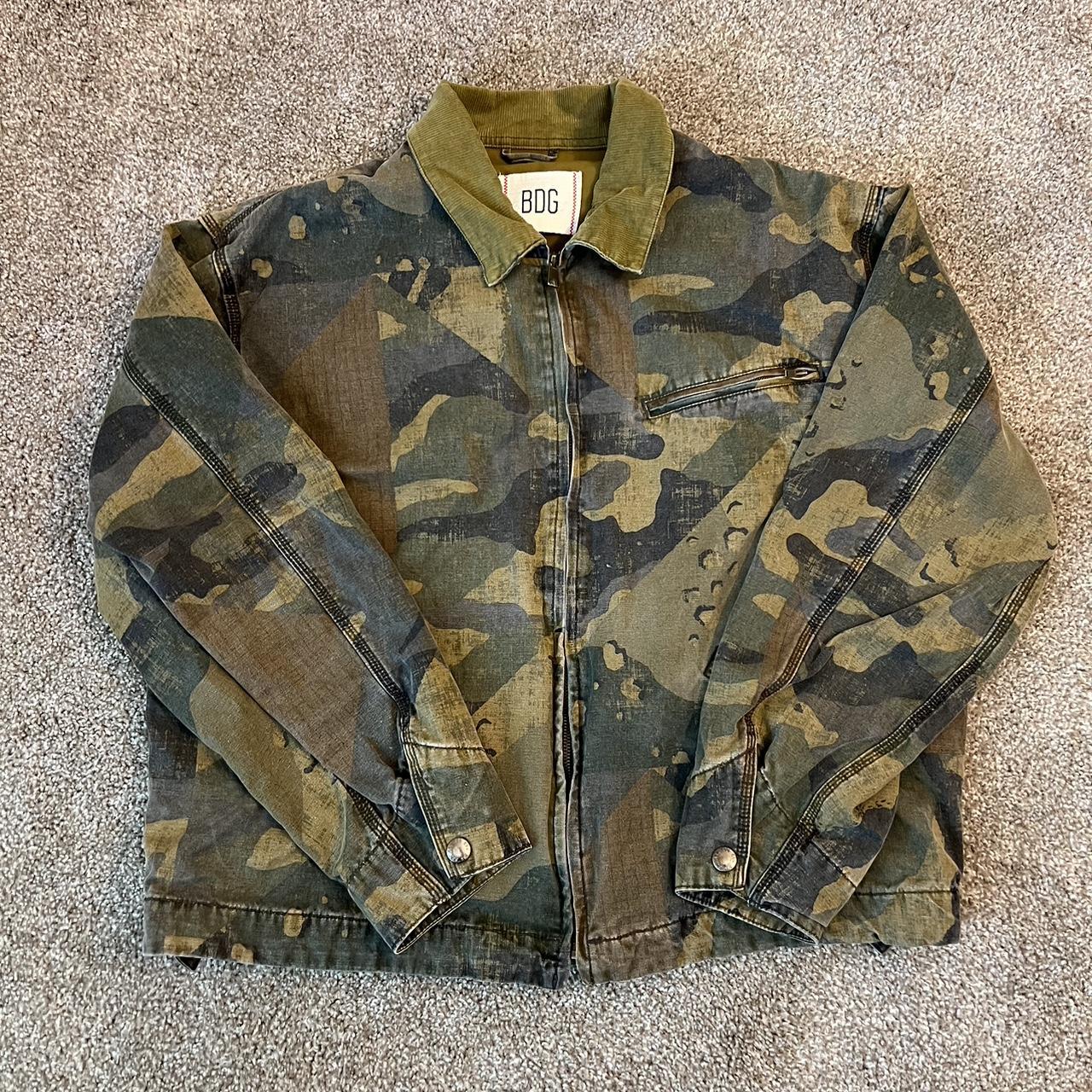 Urban Outfitters Camo Jacket ️EVERYTHING MUST GO... - Depop