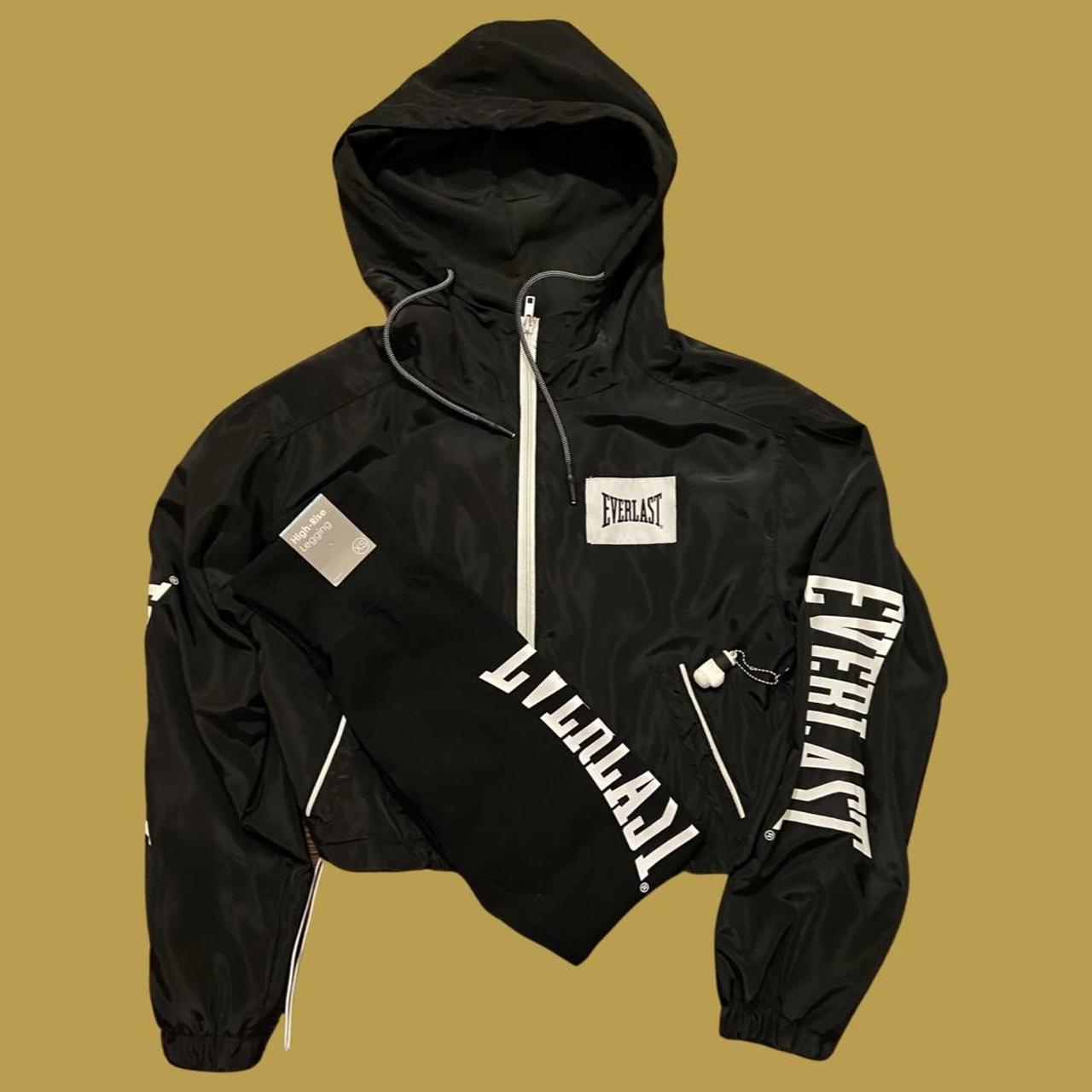 Everlast Women's Black and White Leggings | Depop