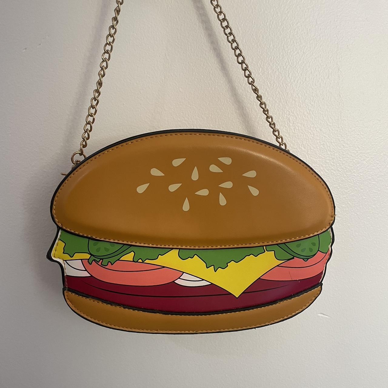 Hamburger novelty bag Measurements in... - Depop